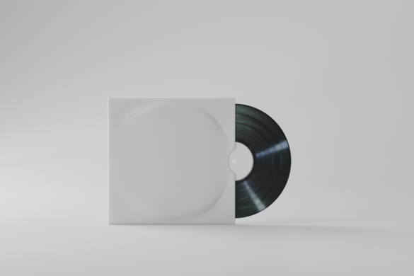 Vinyl Disk &Album Cover Sleeve 3D Model