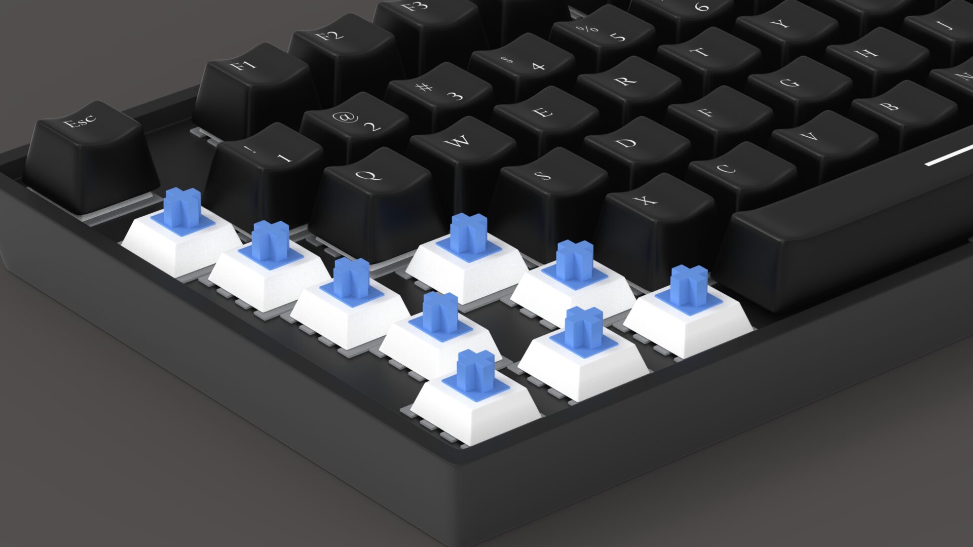 Mechanical Keyboard 3D Model