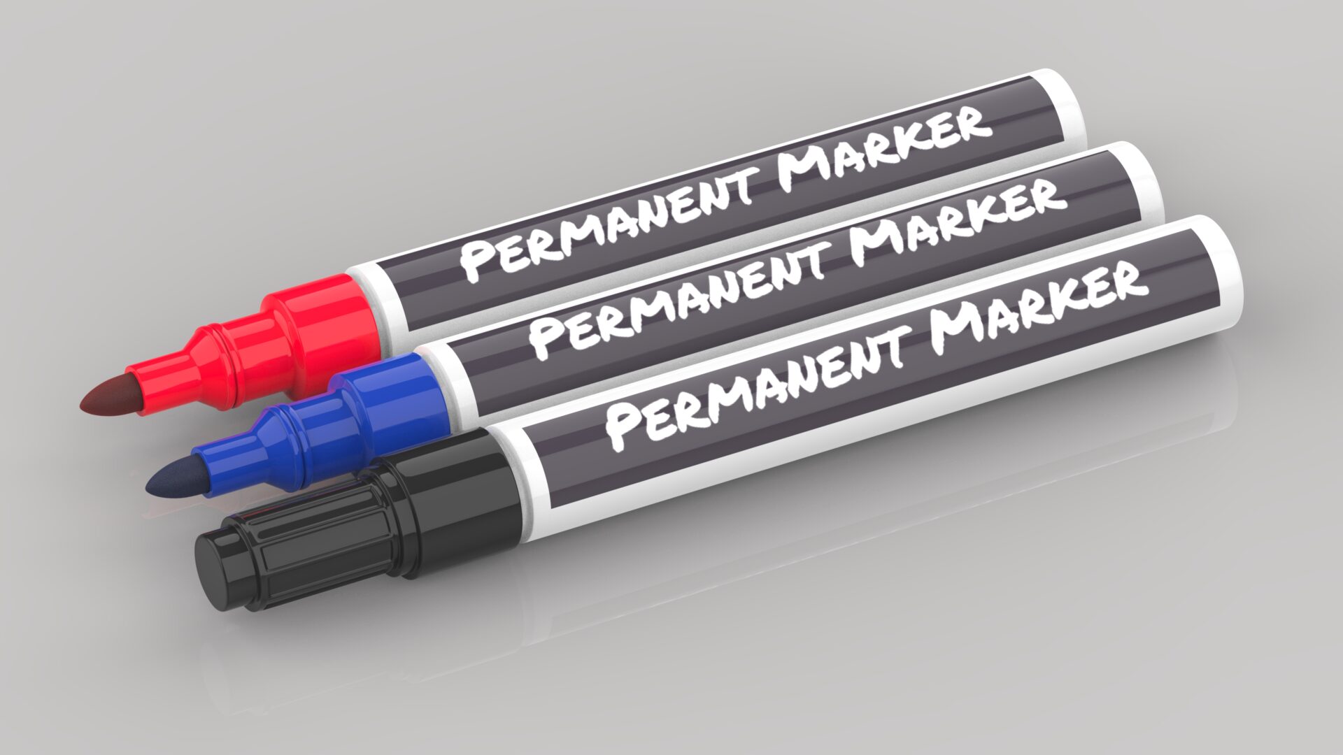 Permanent Marker 3d Model