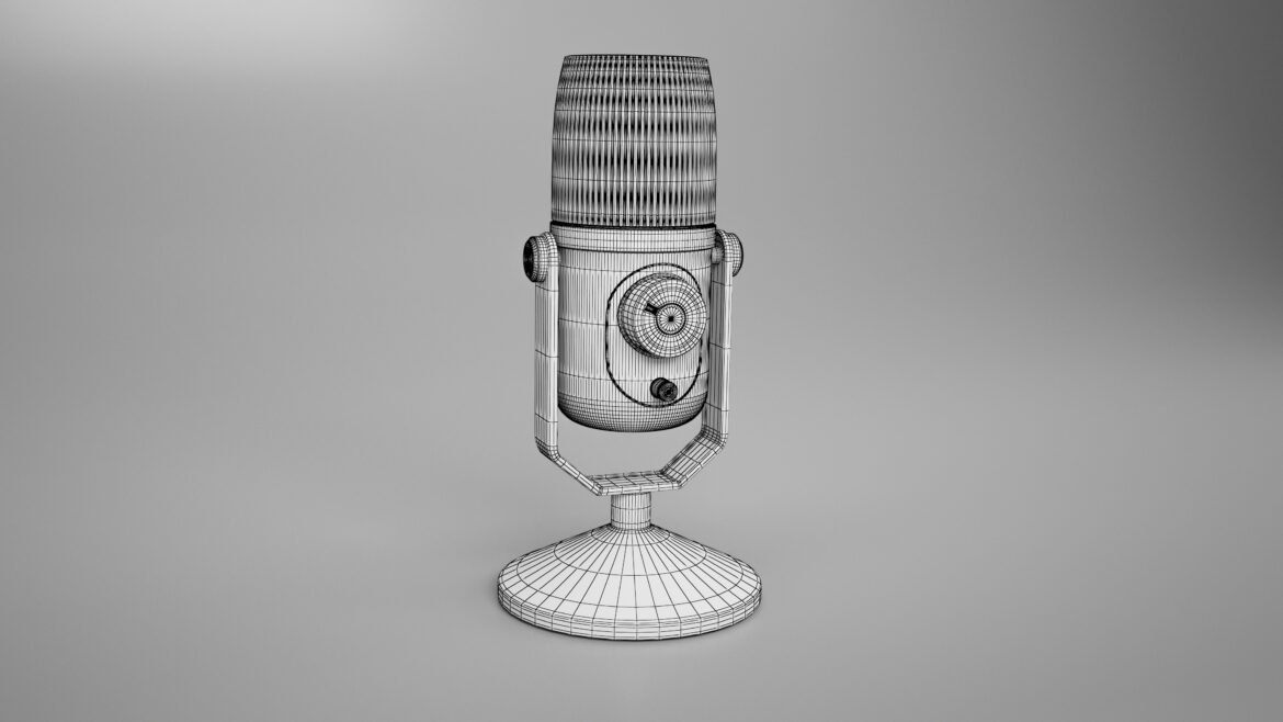 Microphone 3d model 3D Model