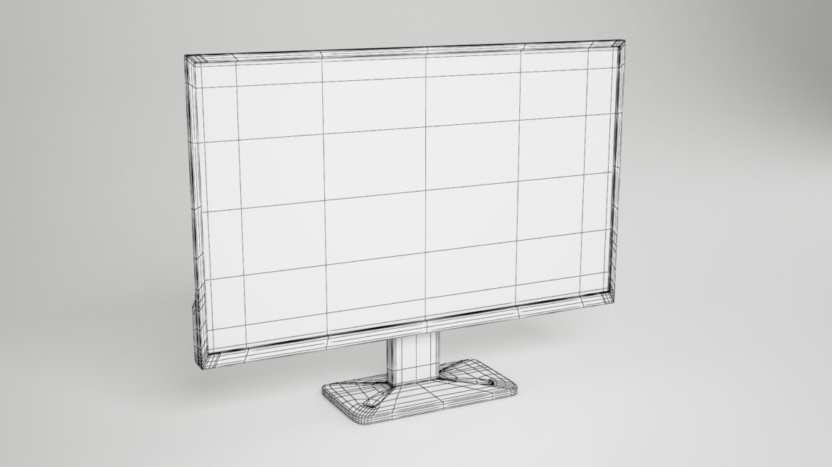 PC Monitor 3D Model