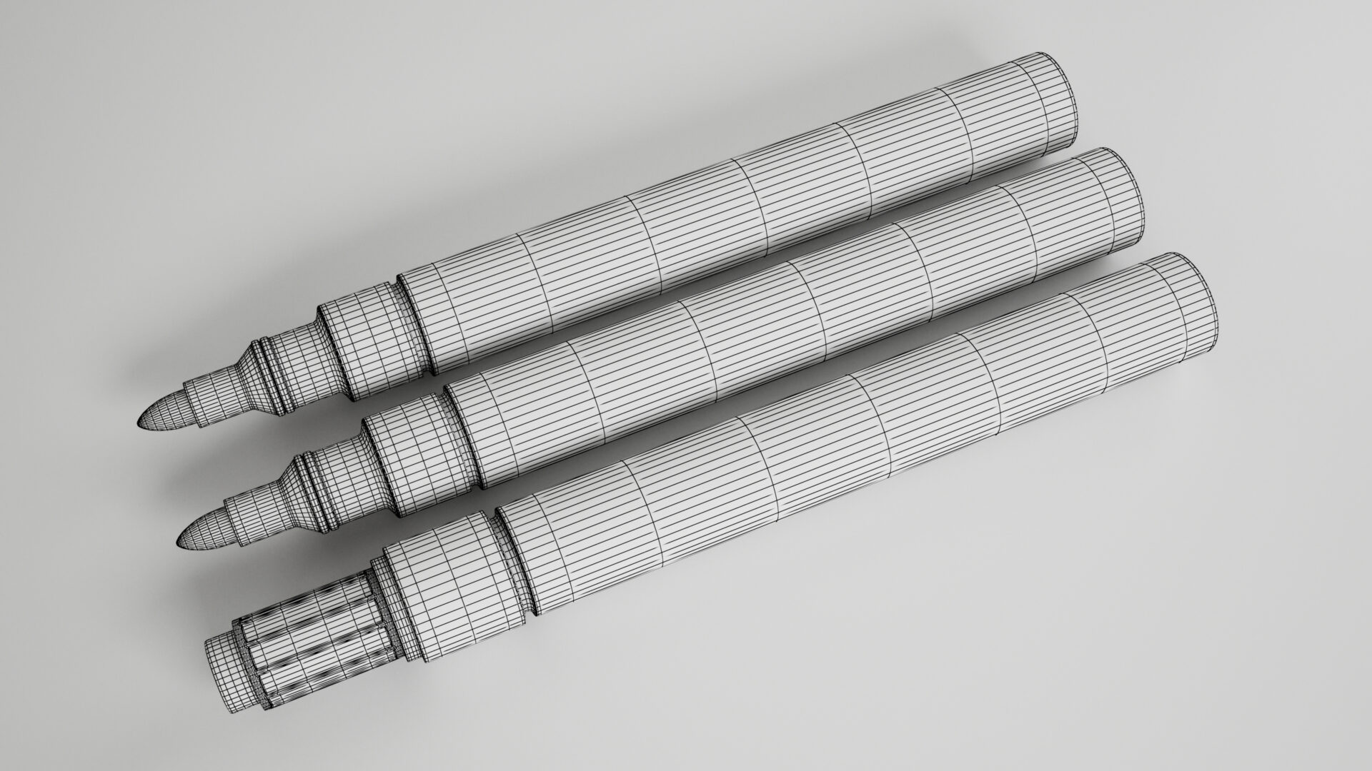 Permanent Marker 3D Model
