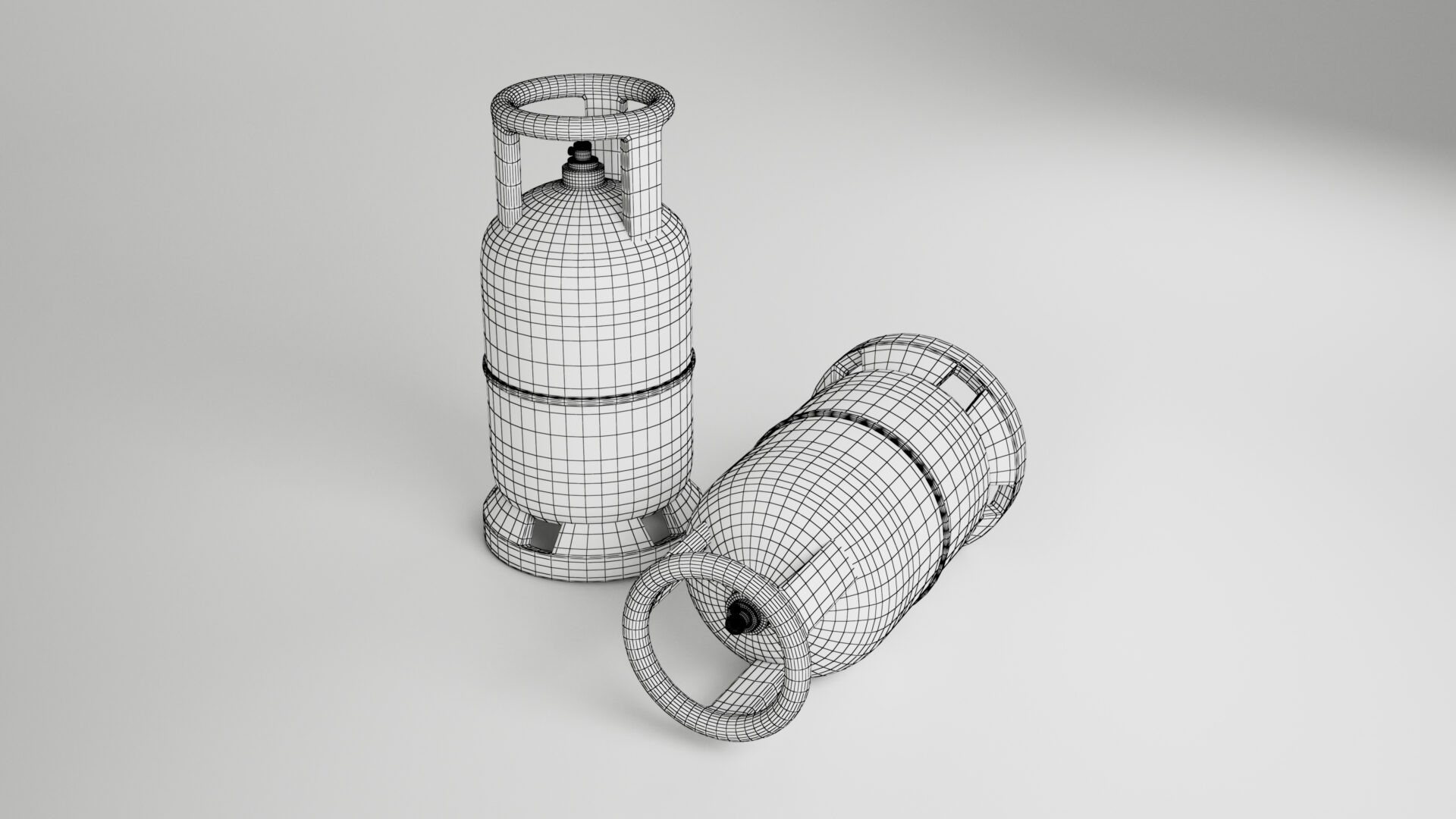 Gas Cylinder 3D Model