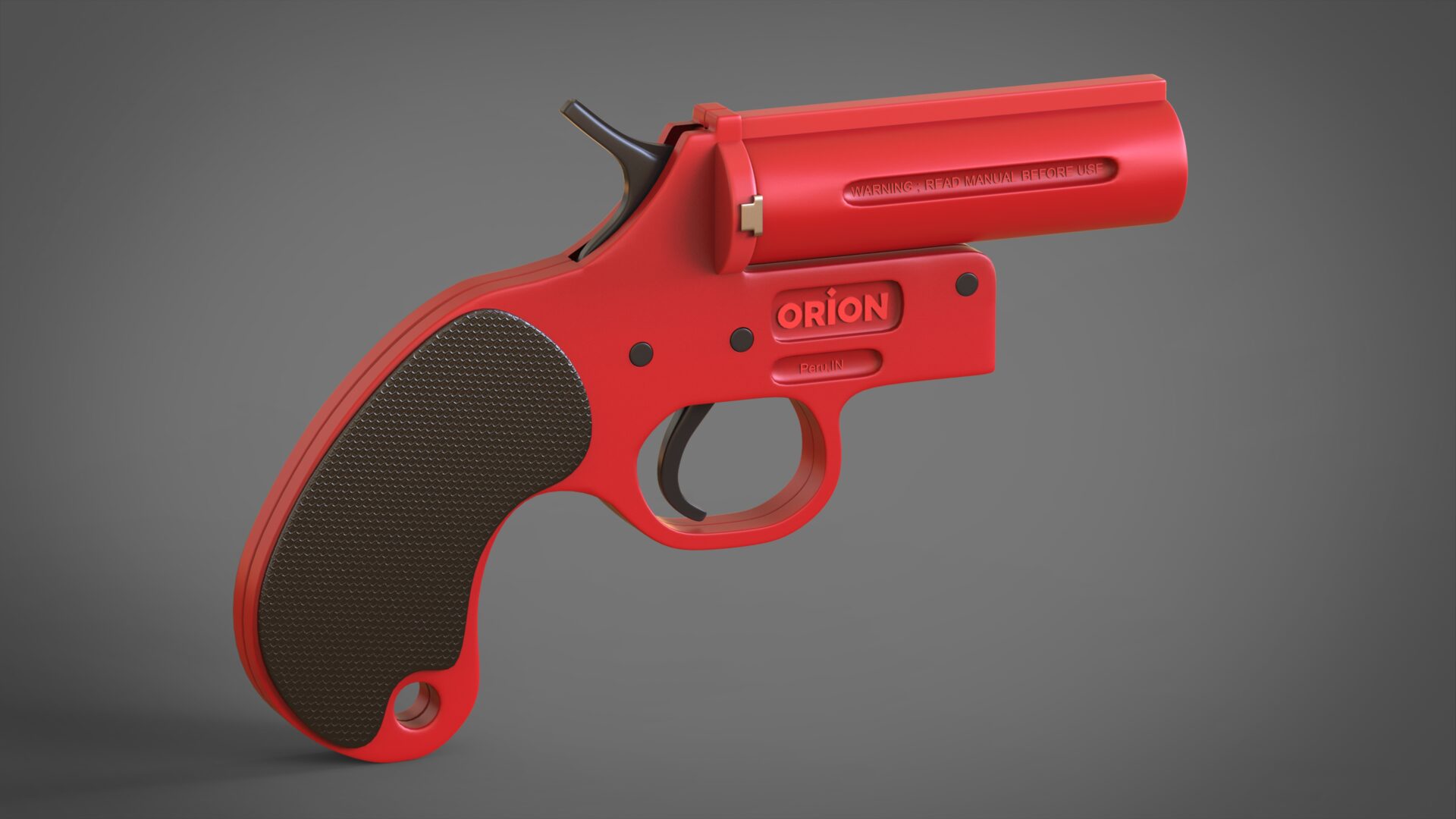 Flare Gun 3D Model