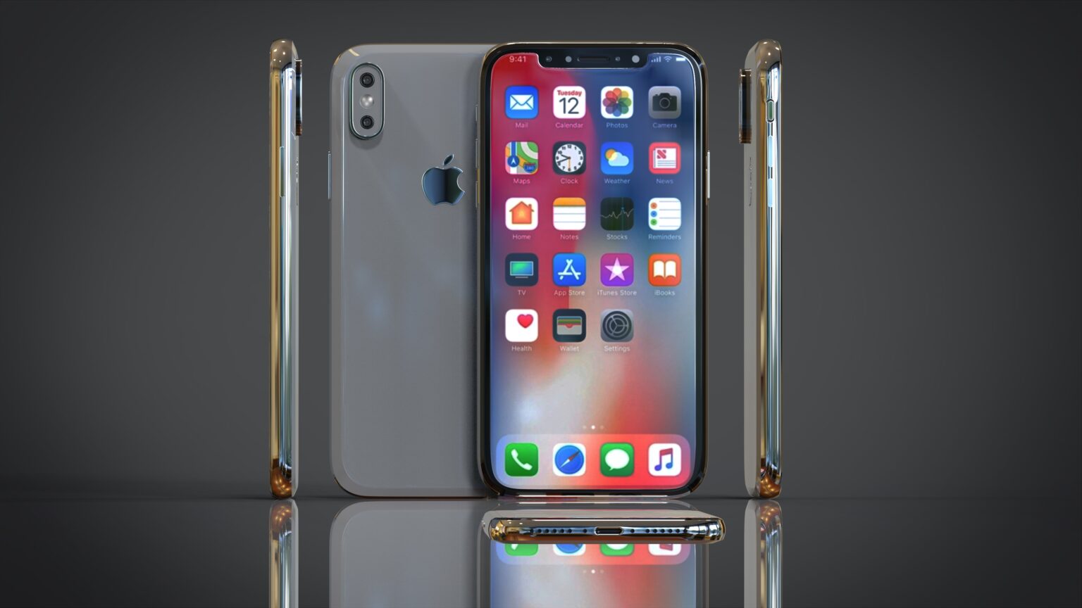 Apple iPHONE X 3D Model