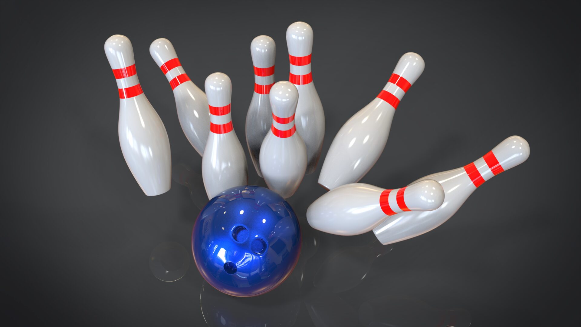Bowling Scene 3D Model