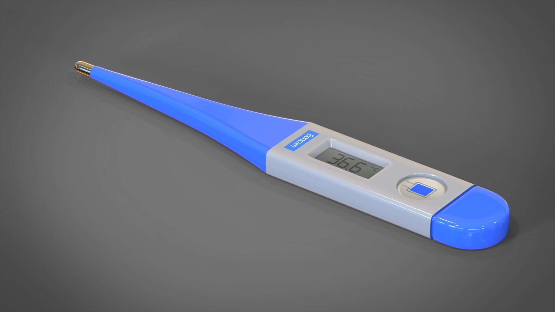 Digital Thermometer 3D Model