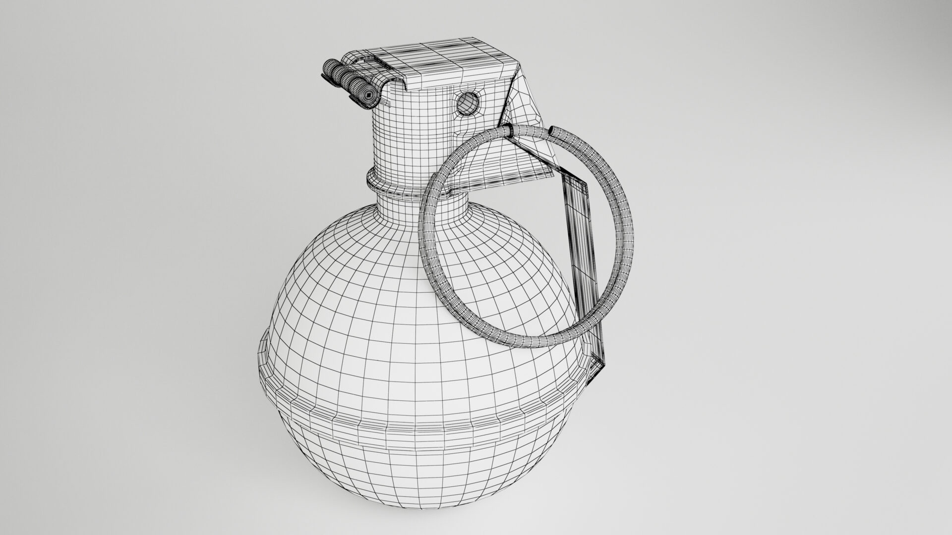 M67 Frag Grenade 3D Model
