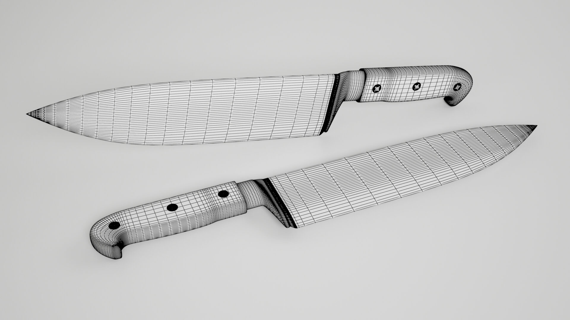 Kitchen Knife 3D Model