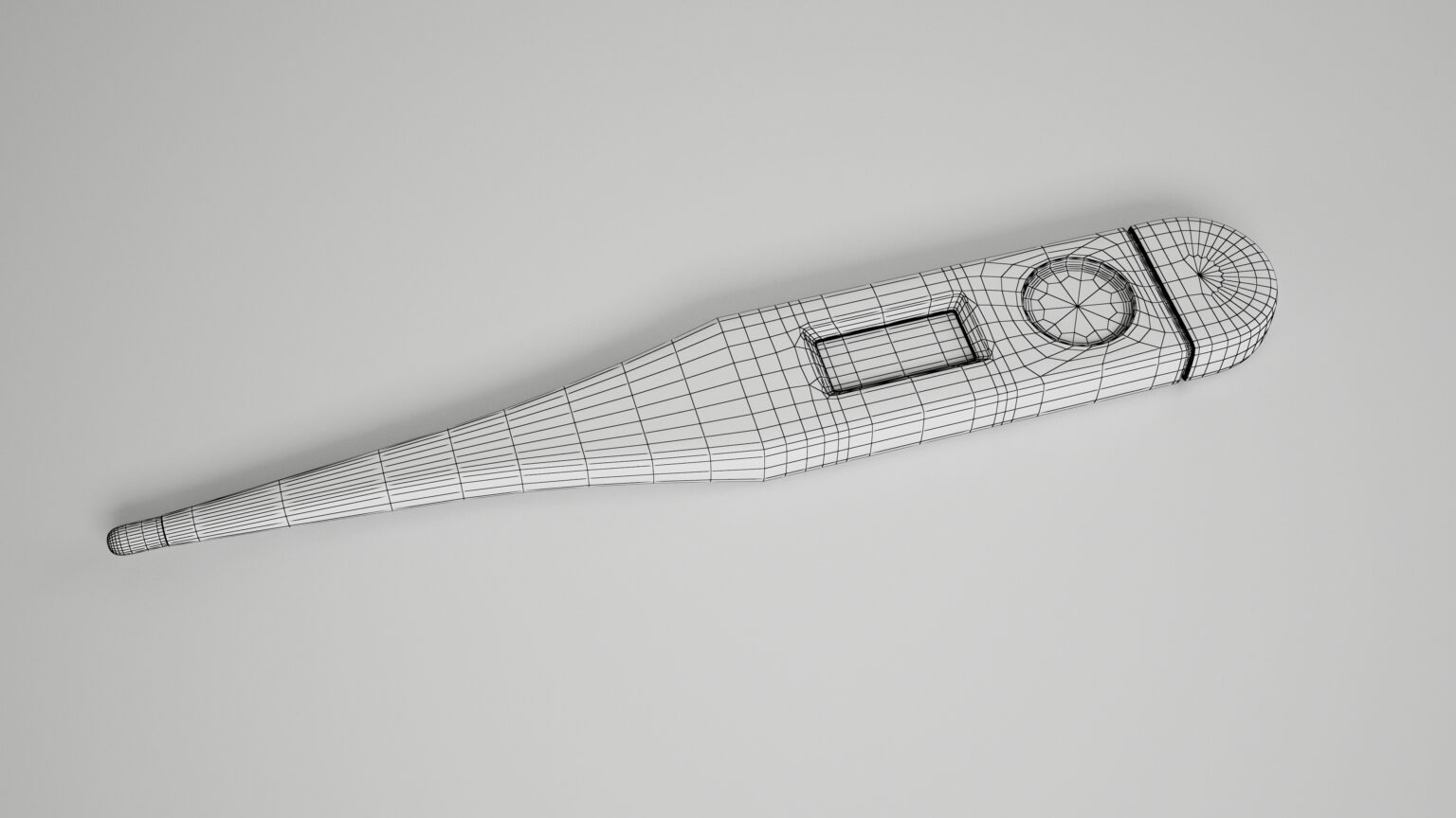 Digital Thermometer 3D Model