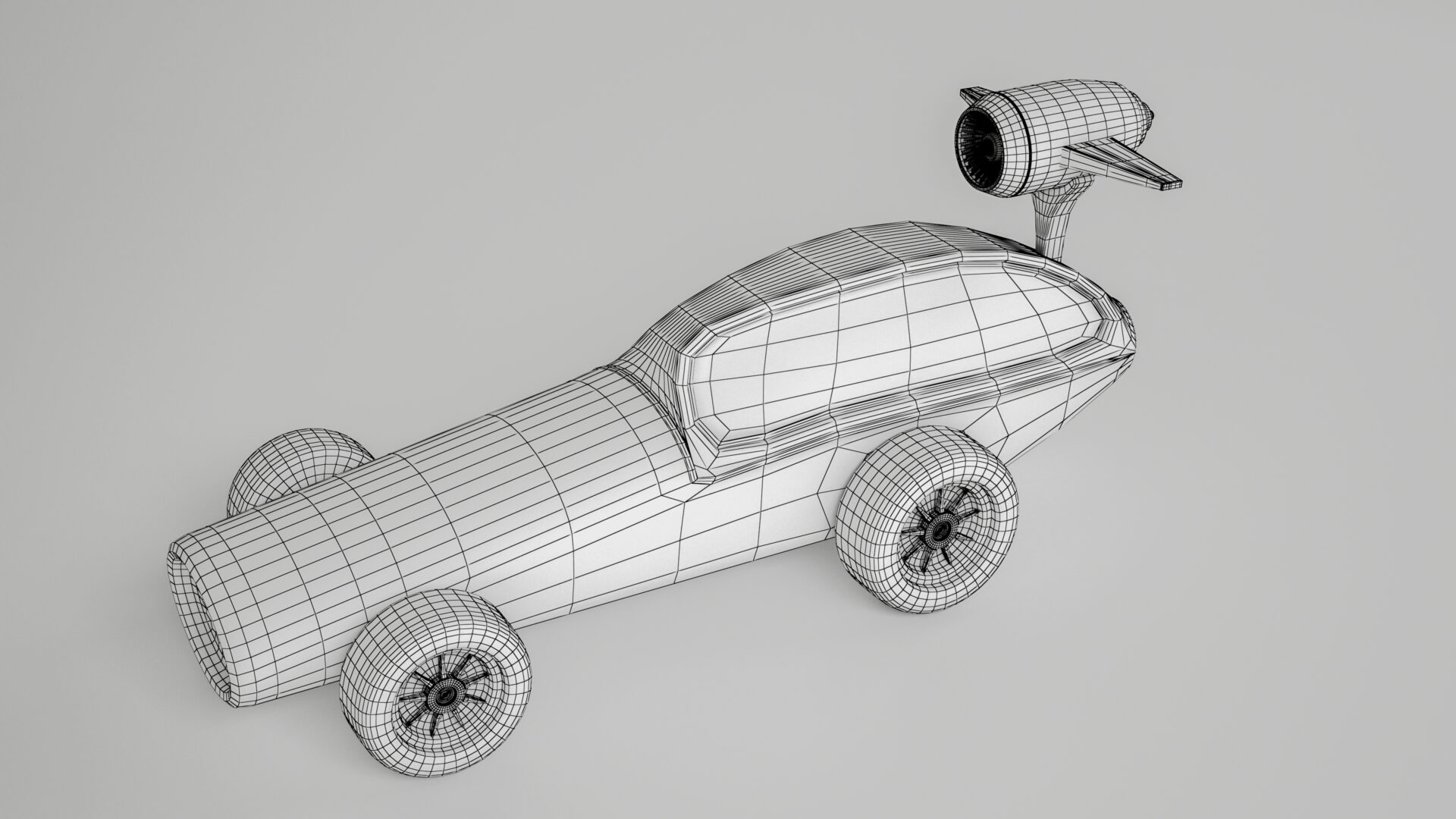 Racing Car 3D Model