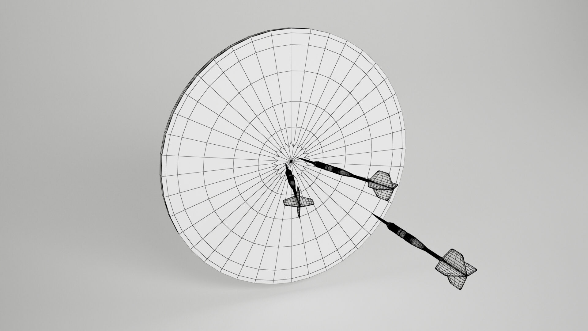 Dart Board 3D Model