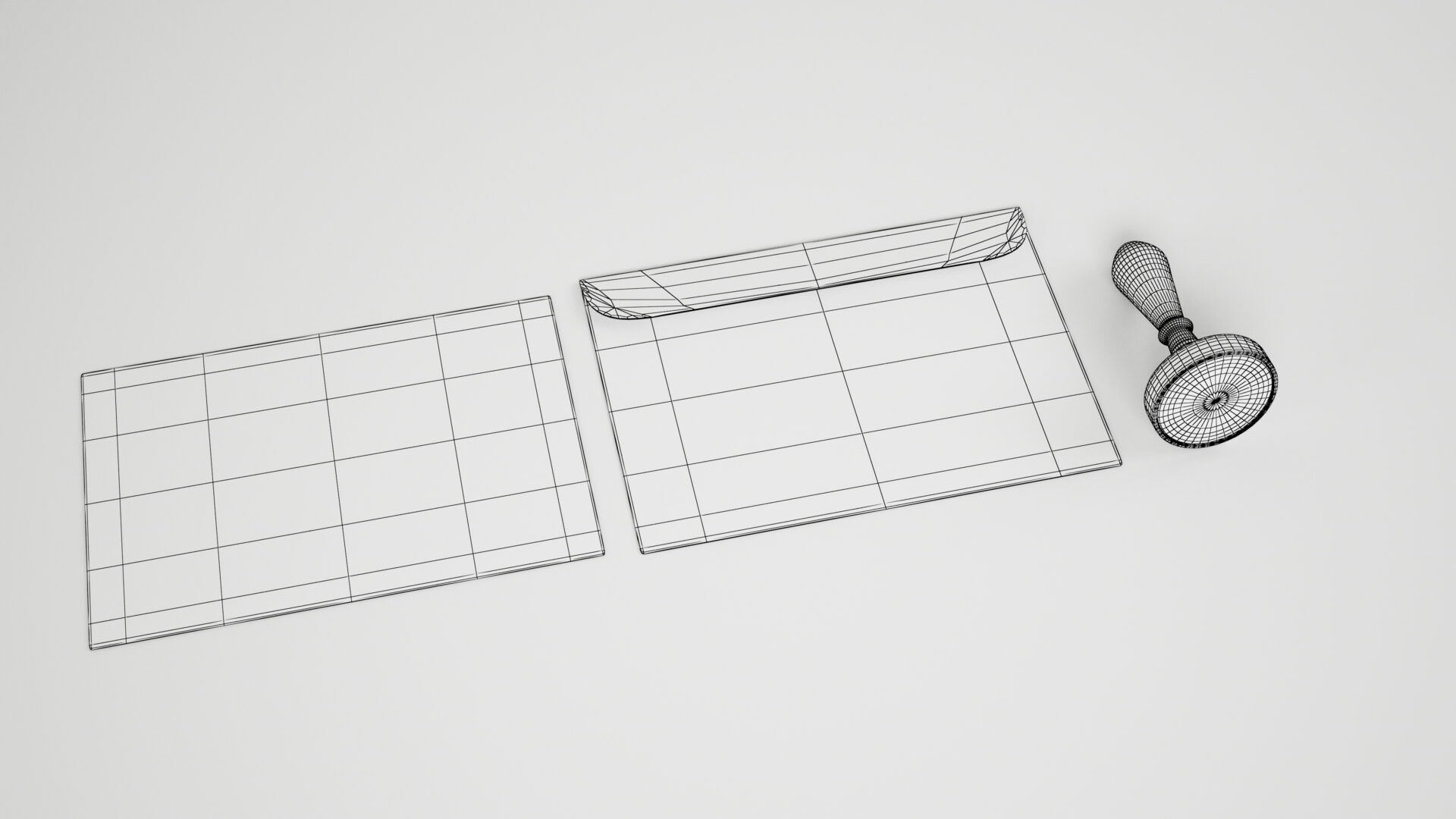 Elegant Envelope 3D Model
