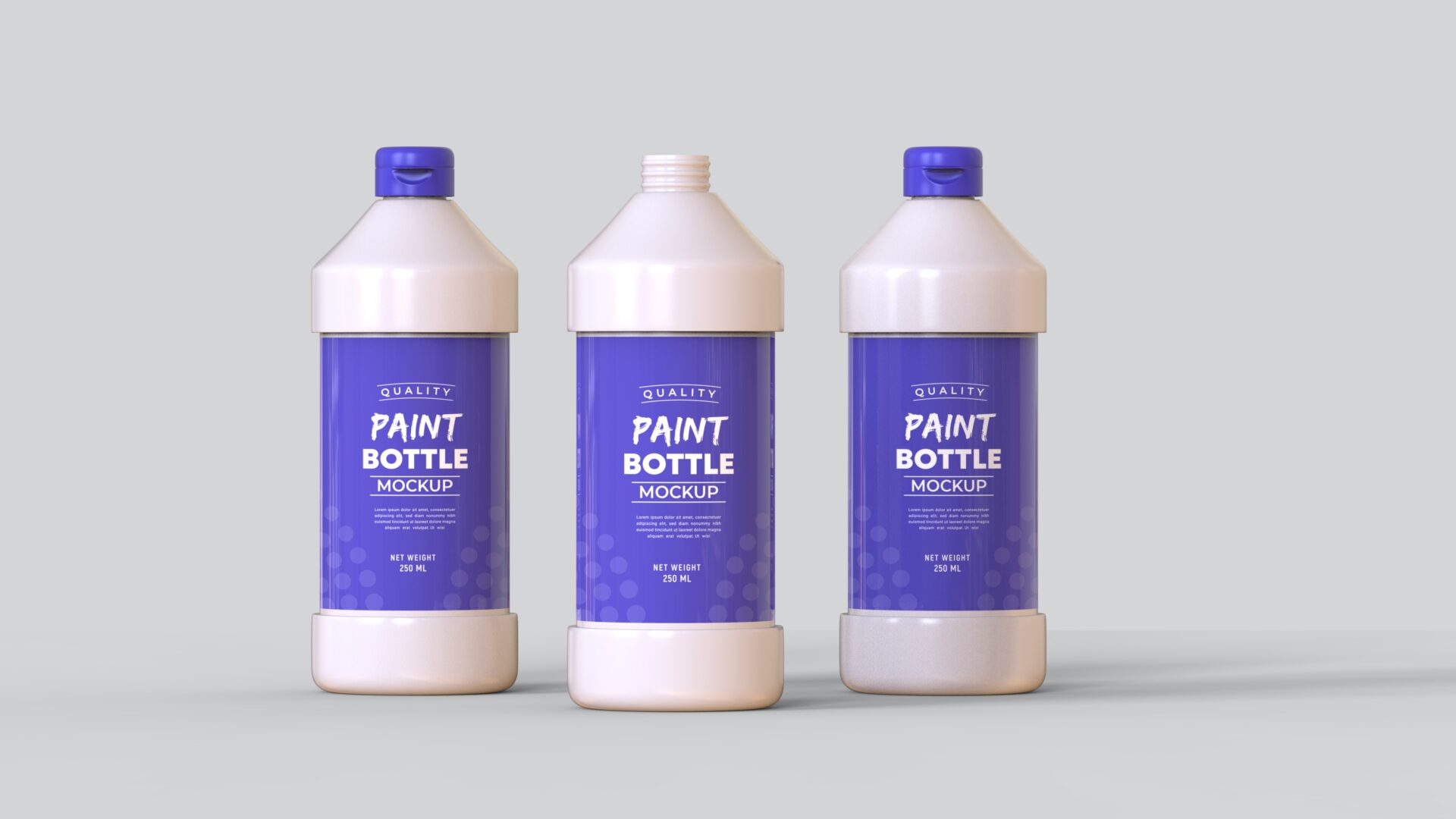 Paint Bottle 3D Model
