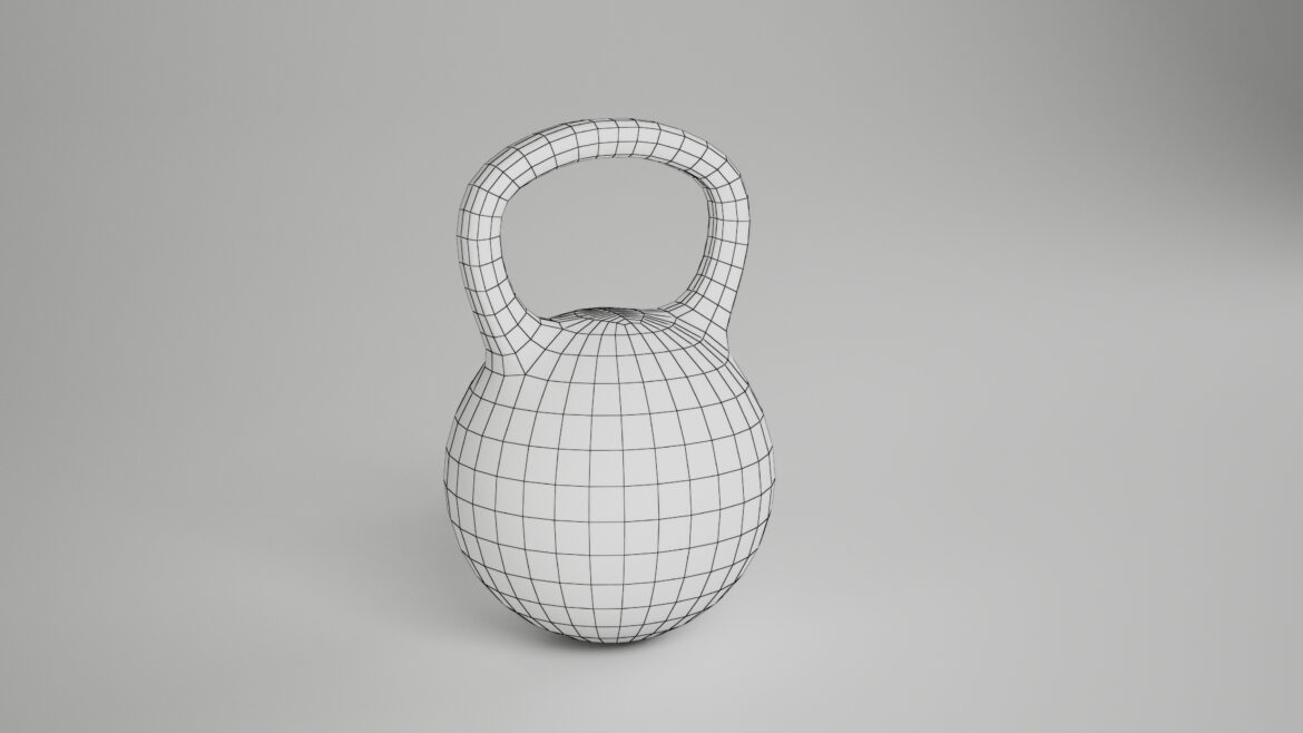 kettlebell Weight 3D Model