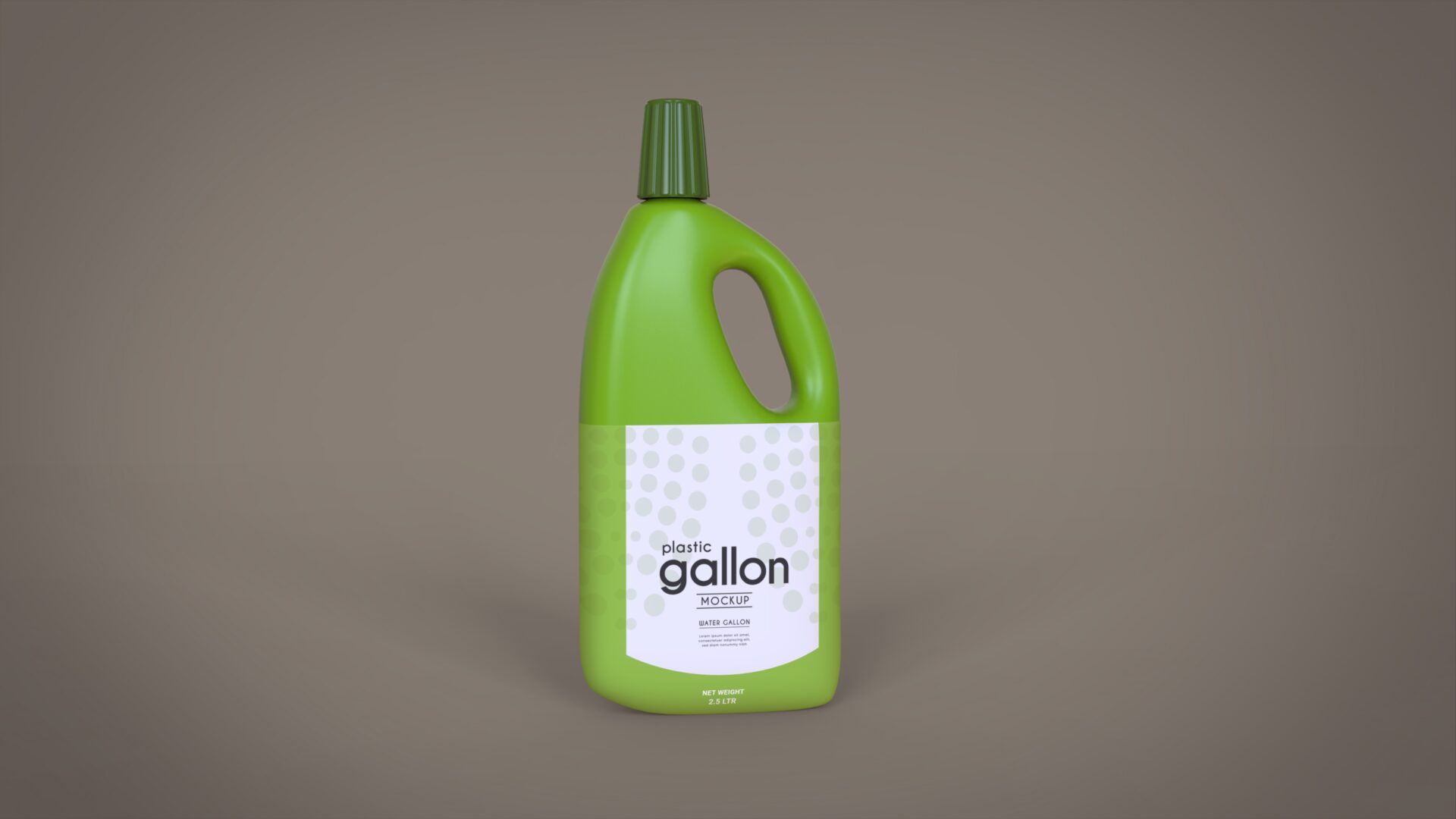 Plastic Gallon 3D Model