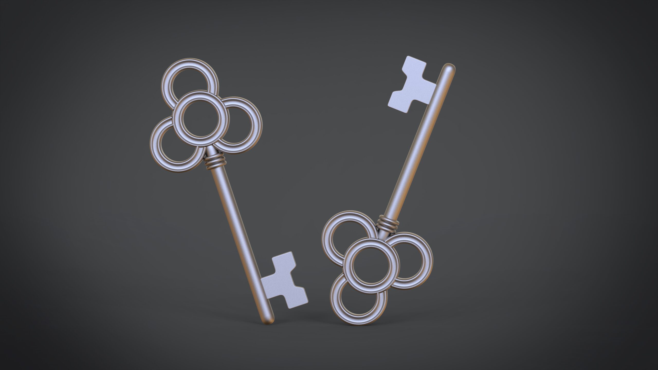 Antique Toy Keys 3D Model Antique Toy Keys 3D Model