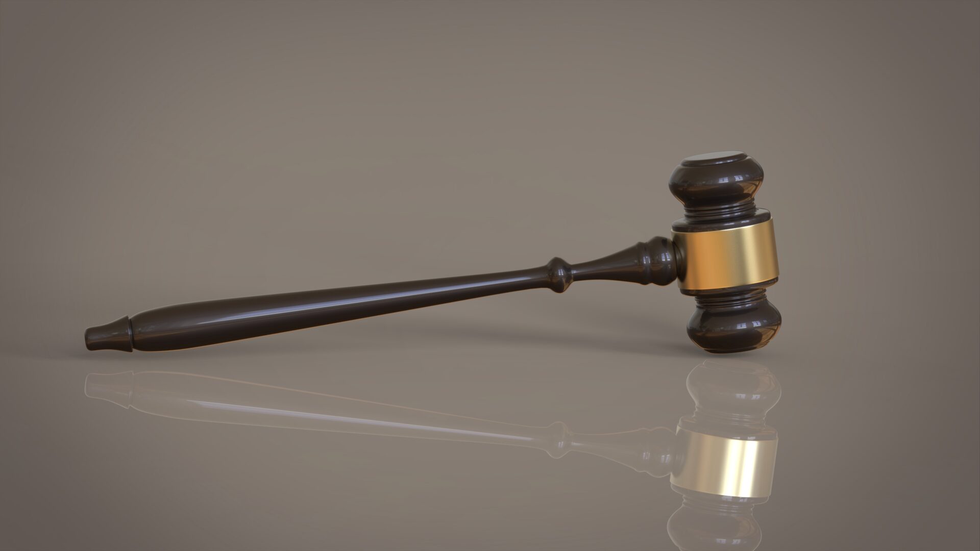 Handcrafted Gavel Set 3D Model