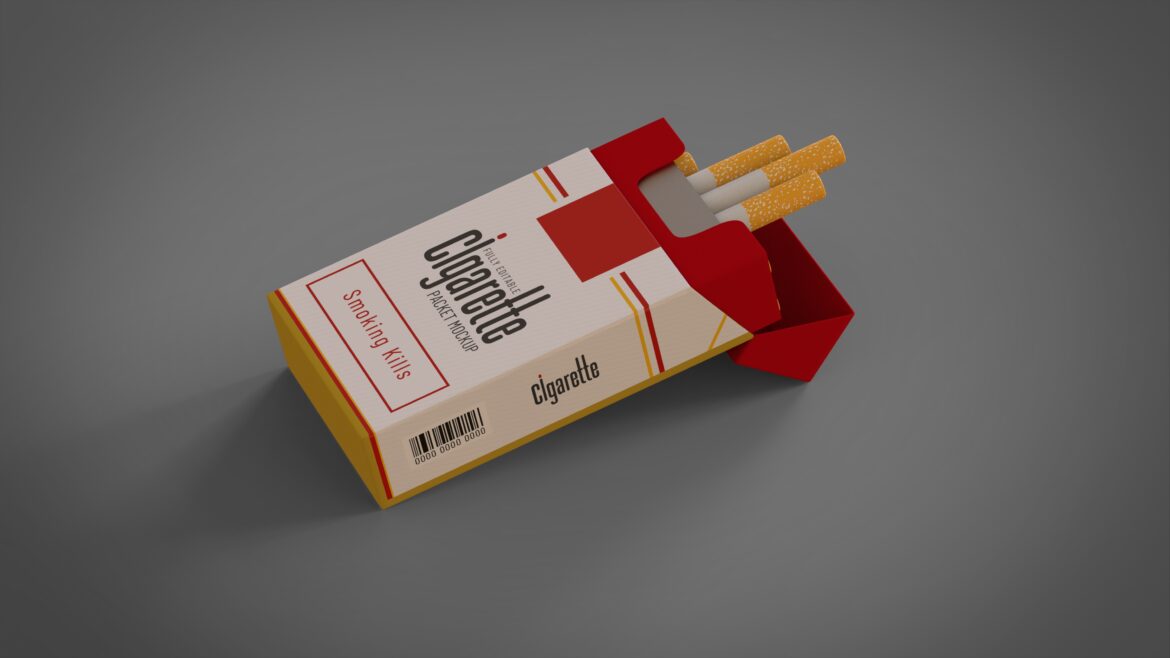 Cigarette Packet 3D Model