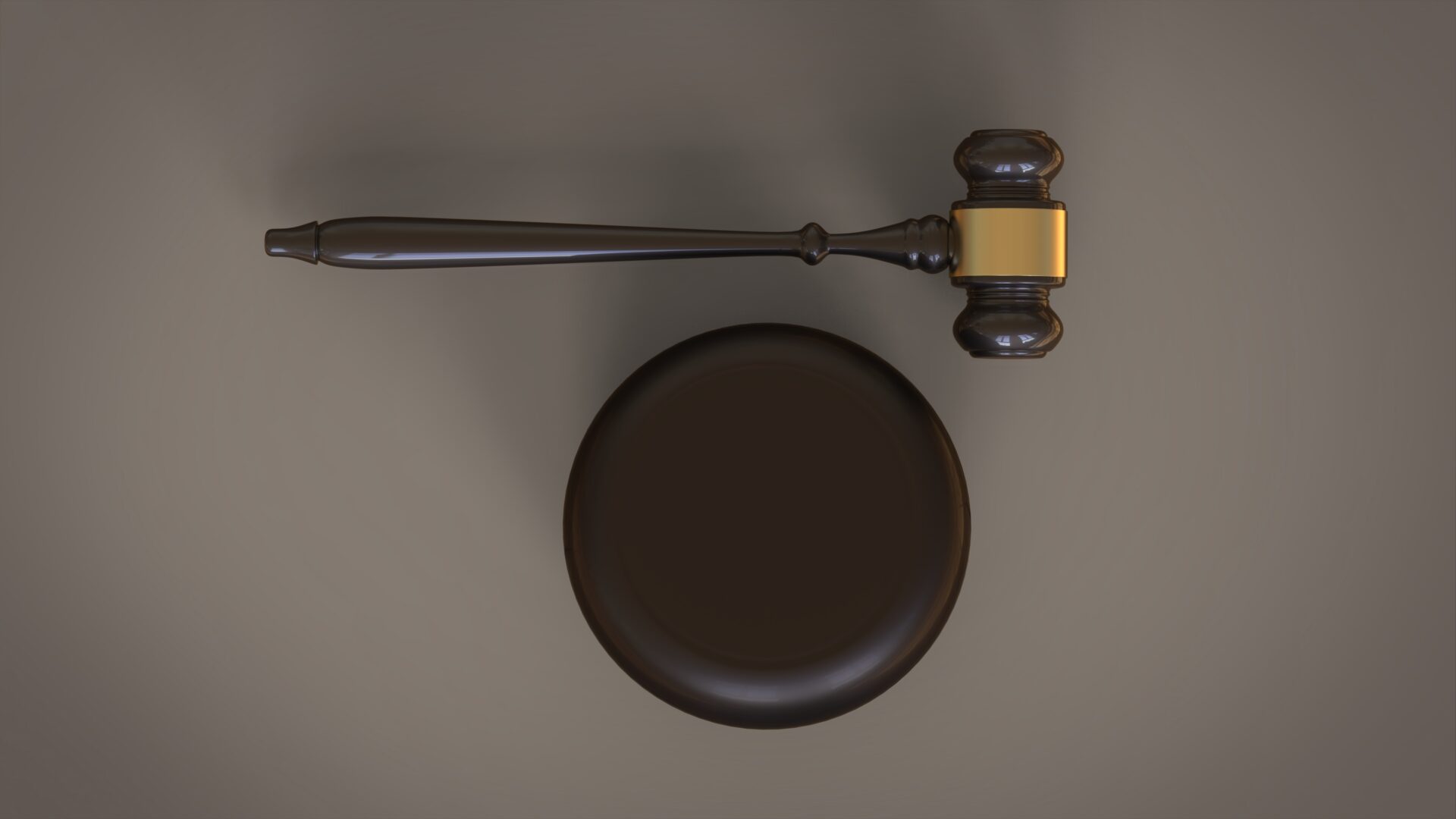 Handcrafted Gavel Set 3D Model