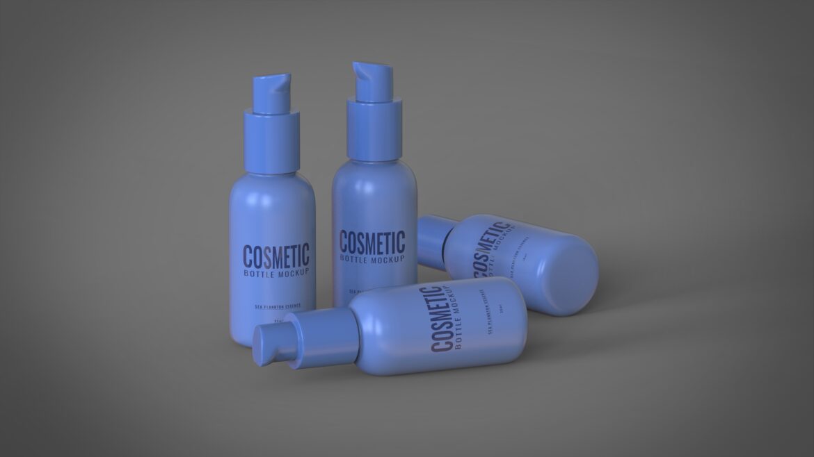 Cosmetic Bottle 3D Model