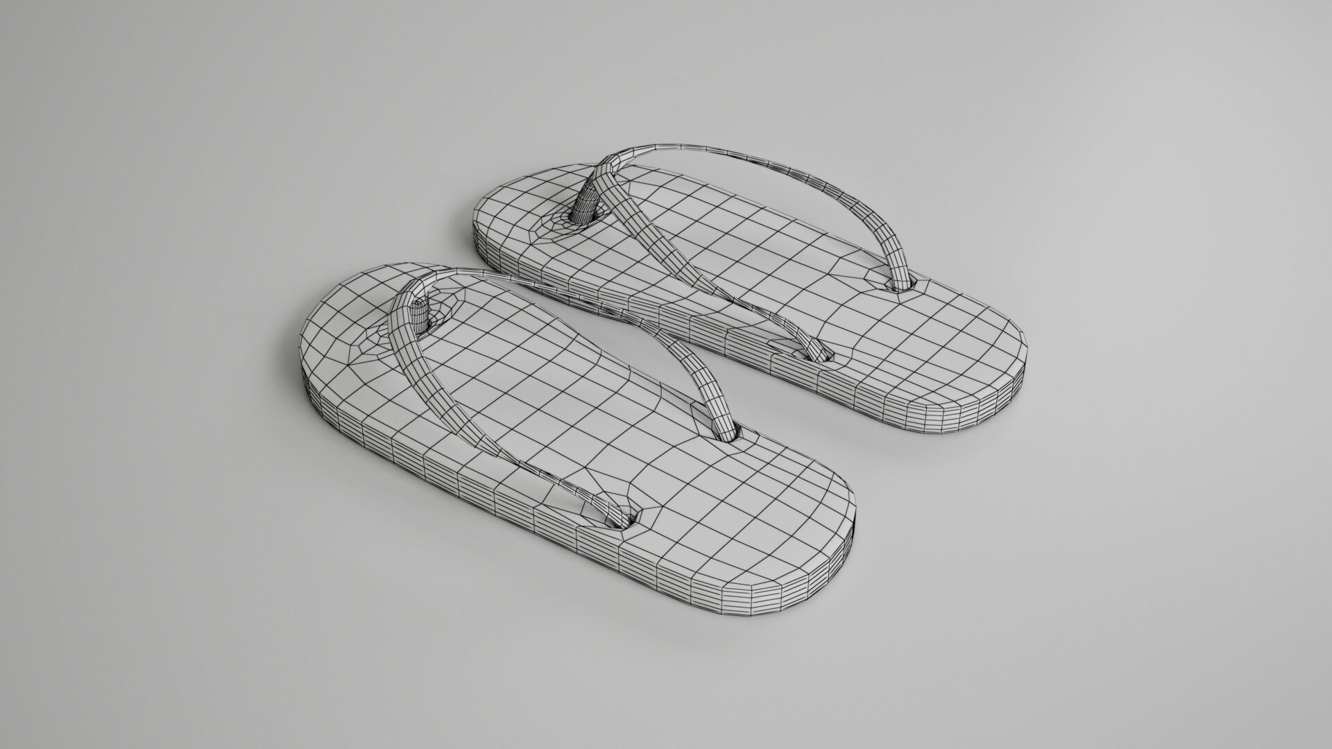 Flip Flops 3D Model