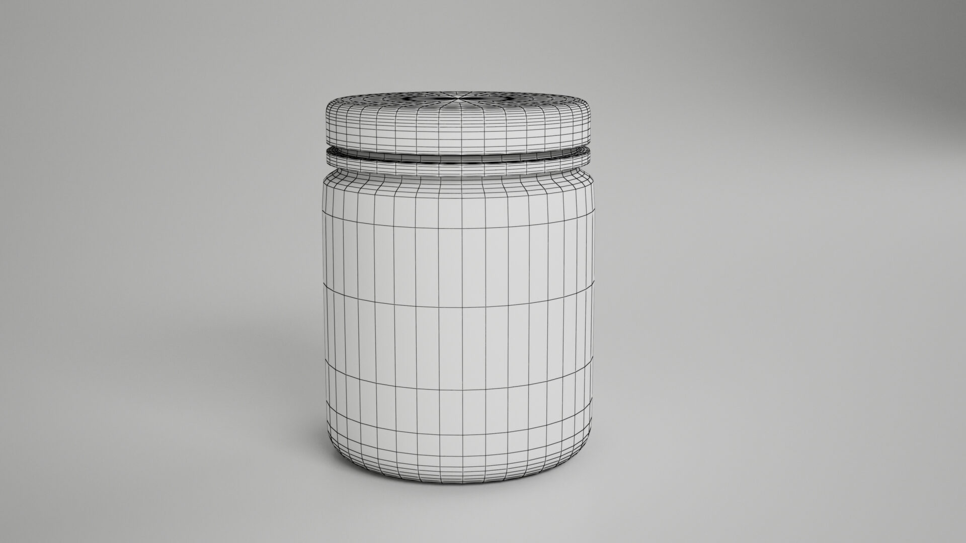 Glass Jar 3D Model