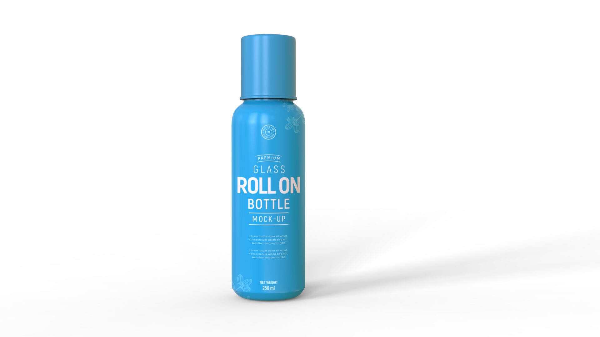 Glossy Roll on Deodorant Bottle 3D Model