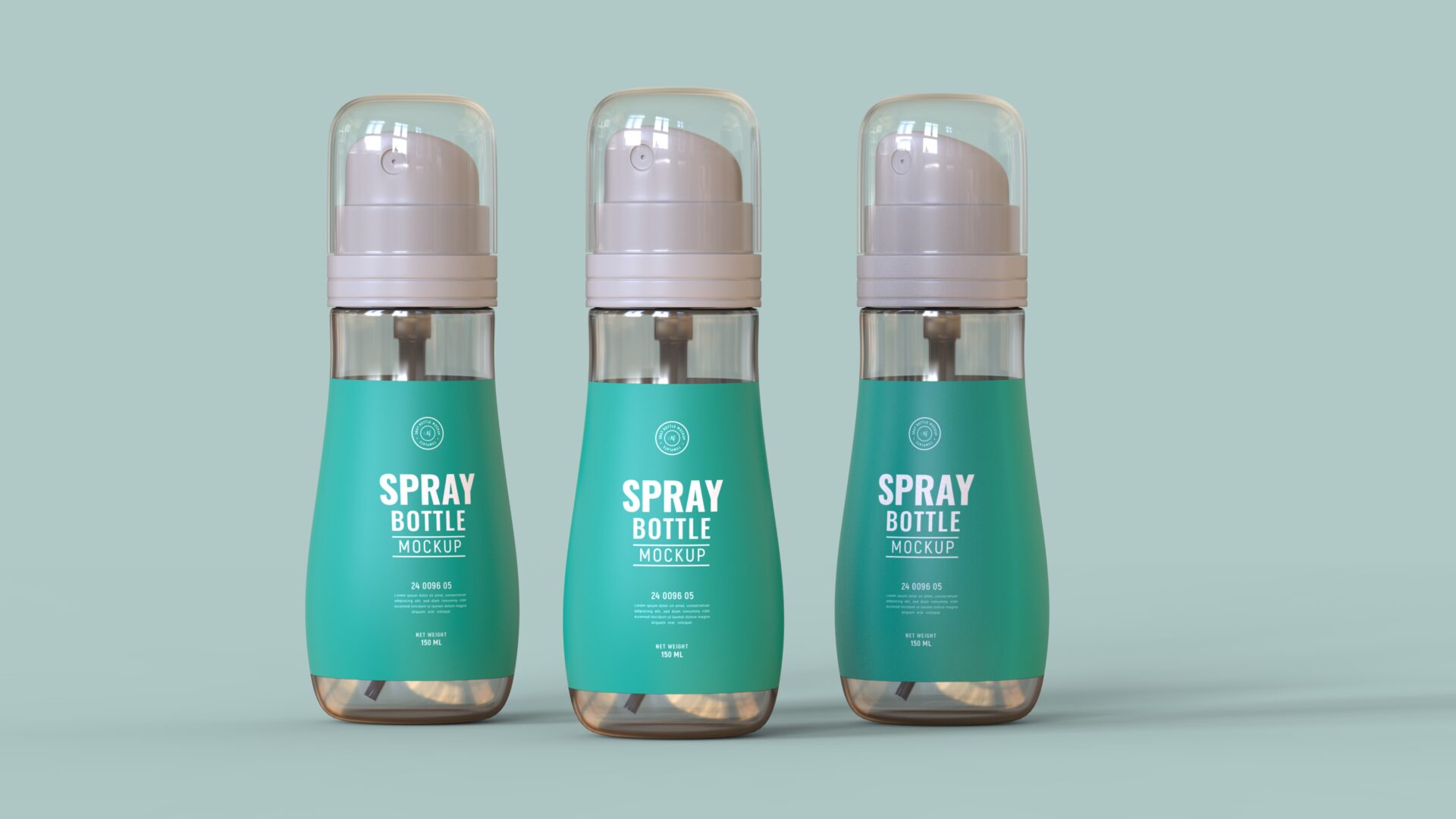 Luxury Body Spray Bottle 3D Model