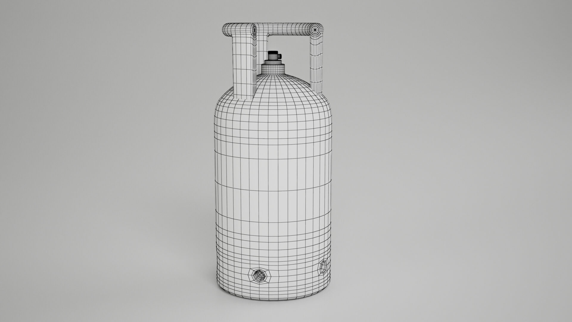 Gas Cylinder 3D Model