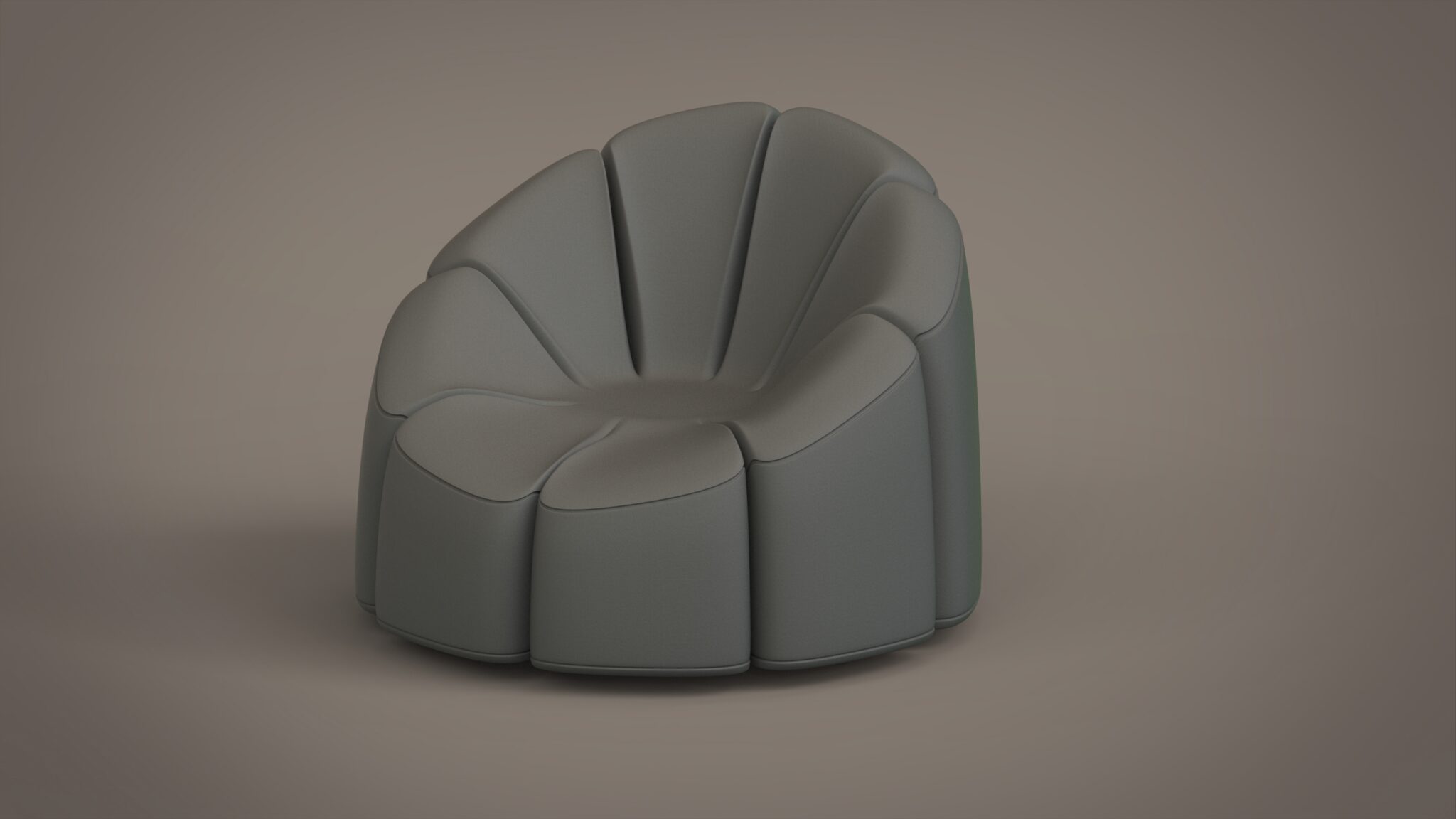 Alpha Club Chair 3D Model