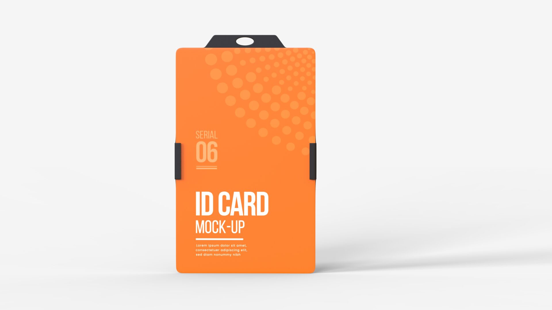 Vertical Id Card 3D Model