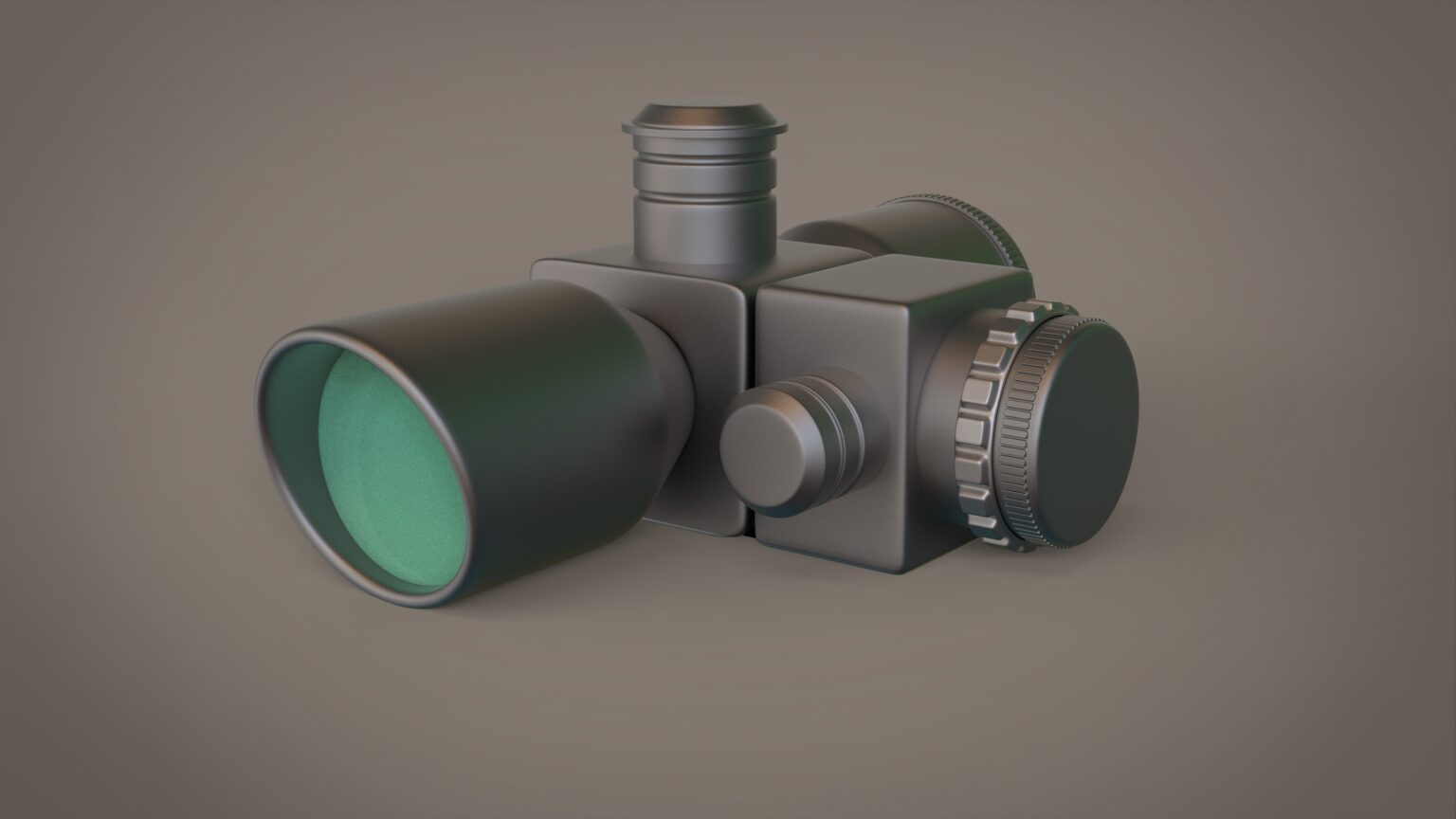 Sniper Scope 3D Model