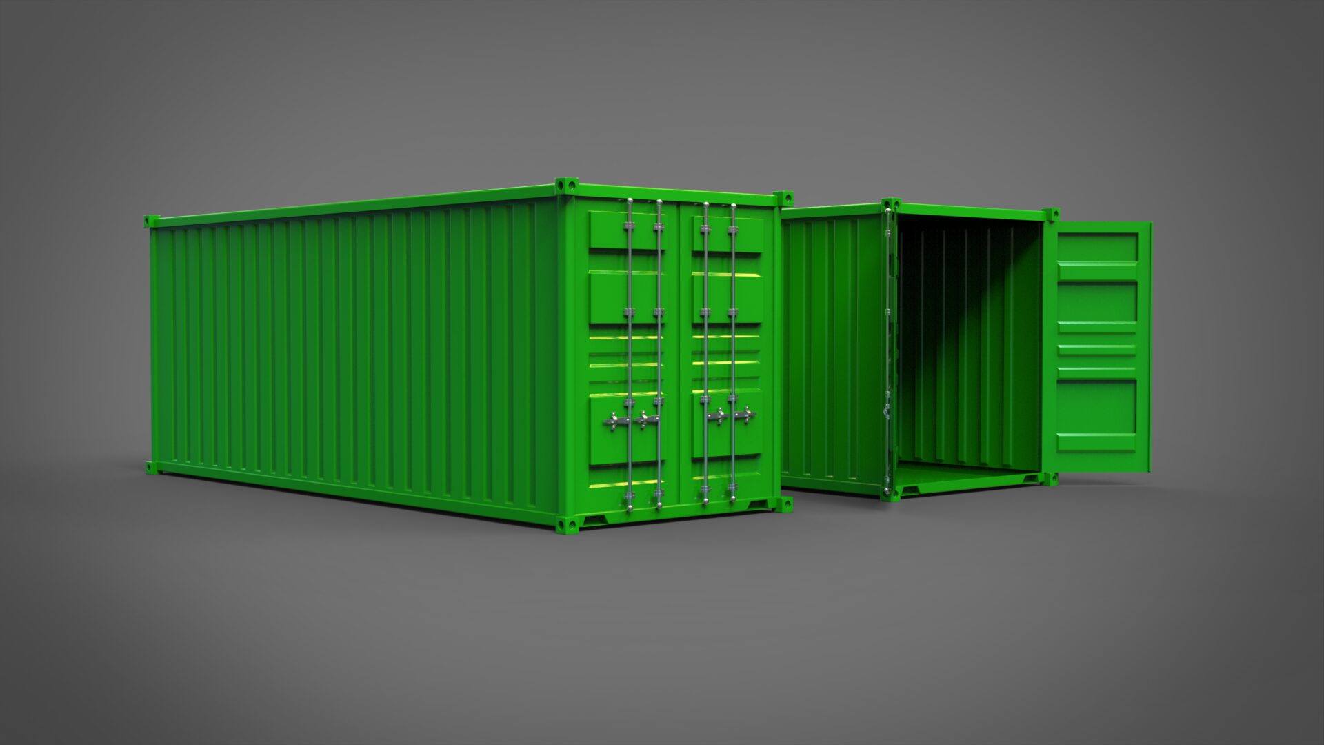 Shipping Container 3D Model