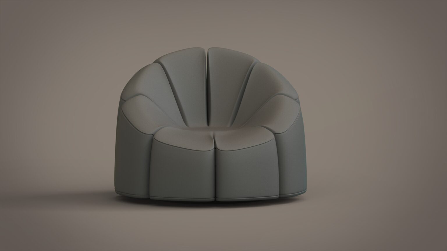 Alpha Club Chair 3D Model