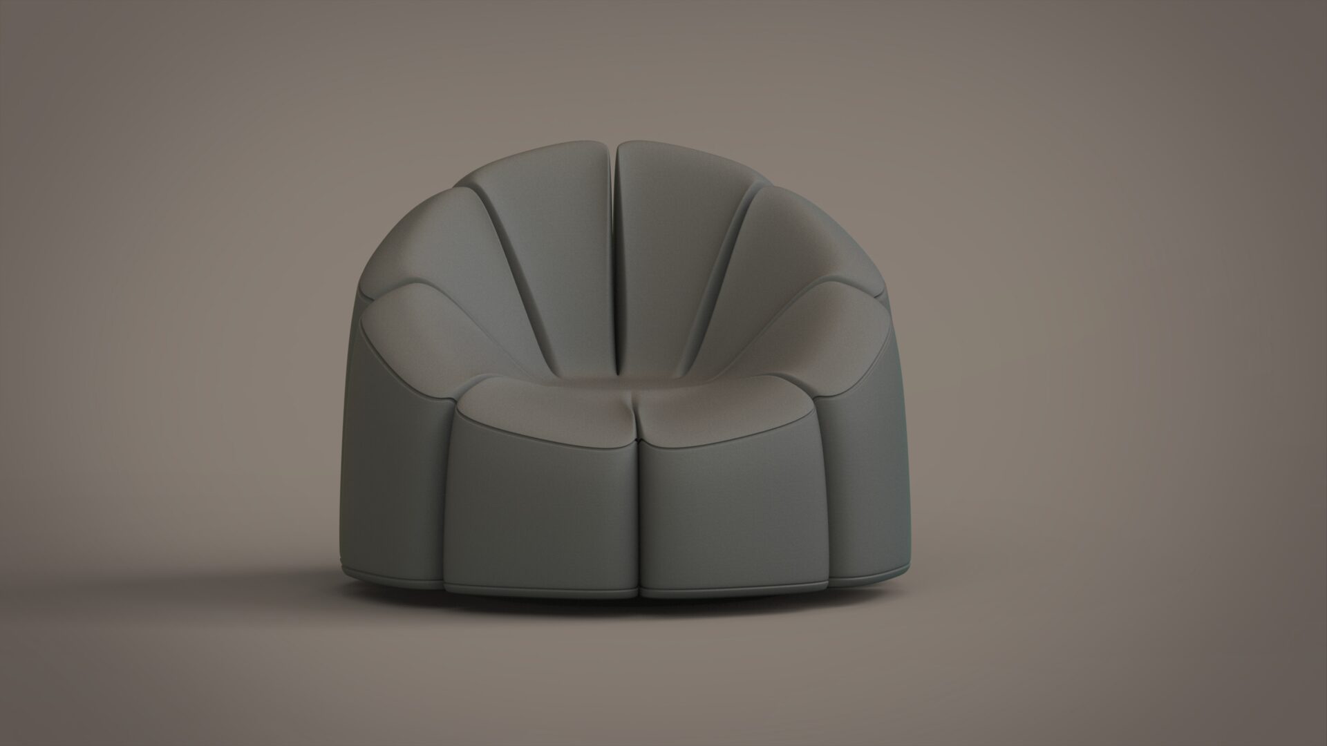Alpha Club Chair 3D Model