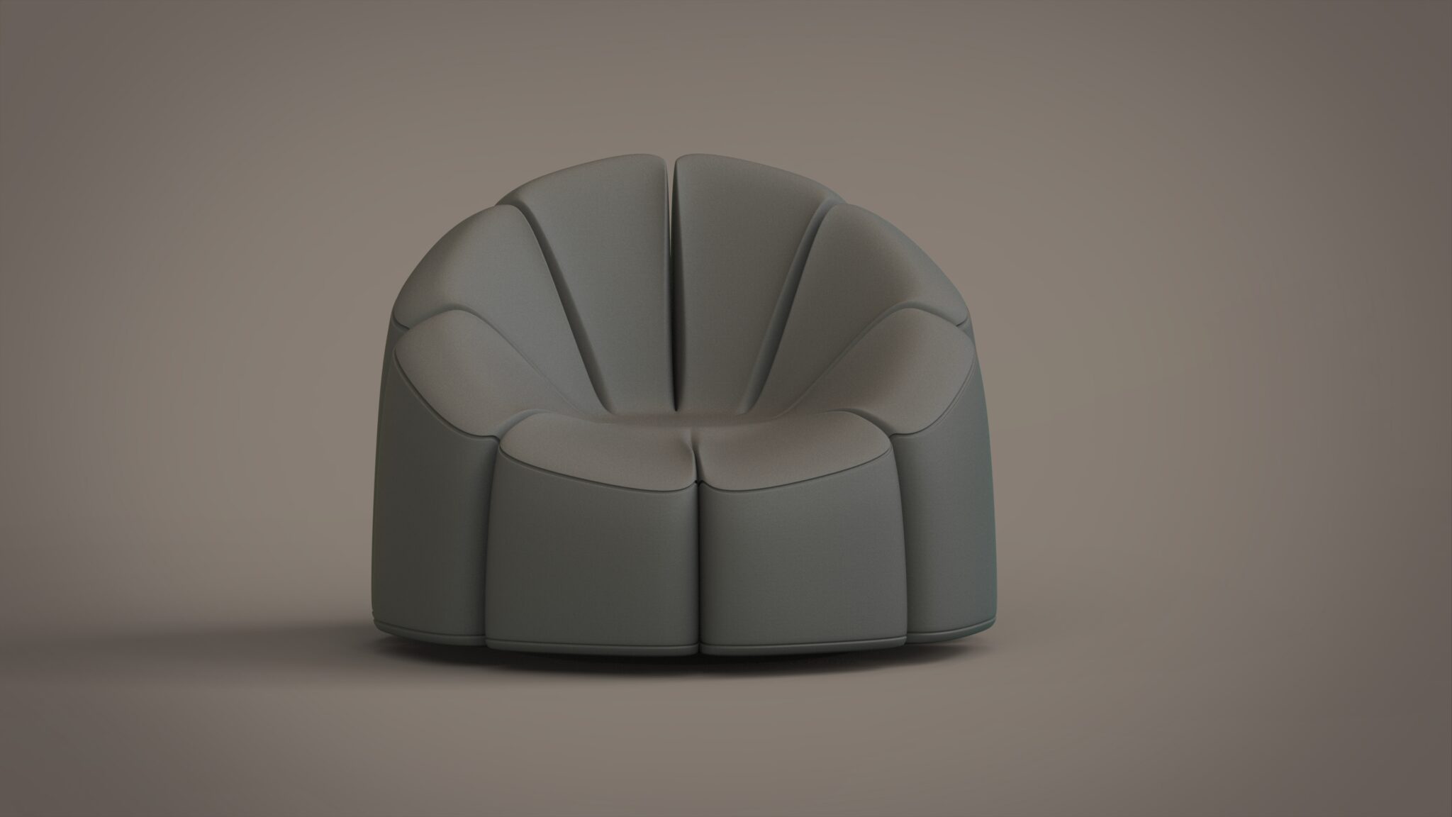 Alpha Club Chair 3D Model