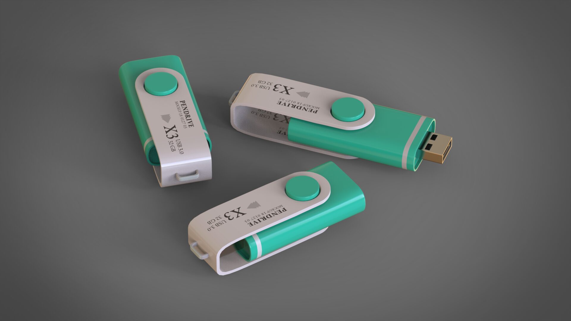 Usb Flash Drive 3D Model