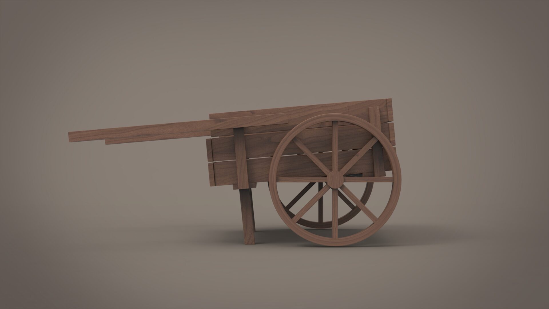 Simple Cart 3D Model