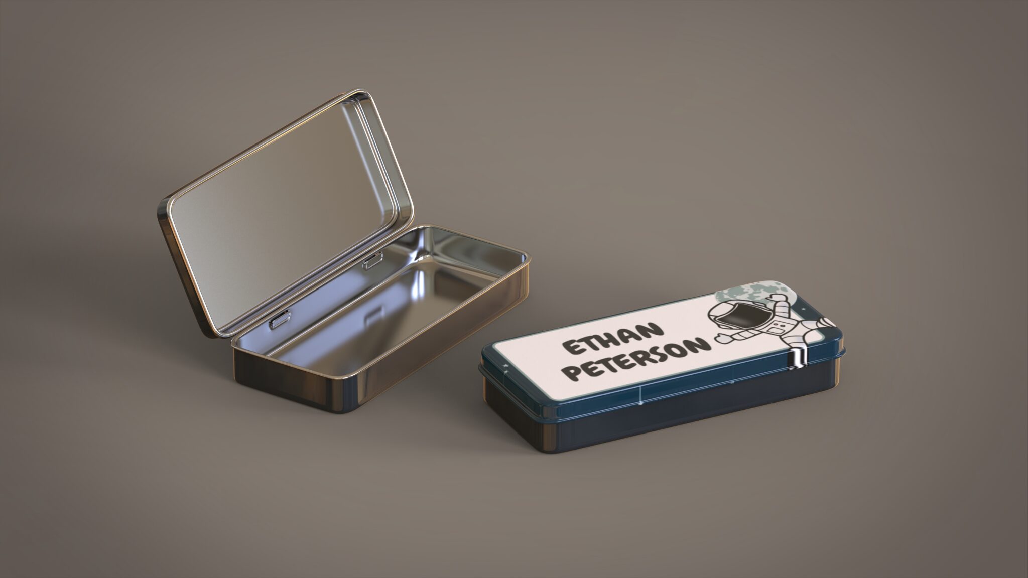 Single Mini Pencil Box 3D Model