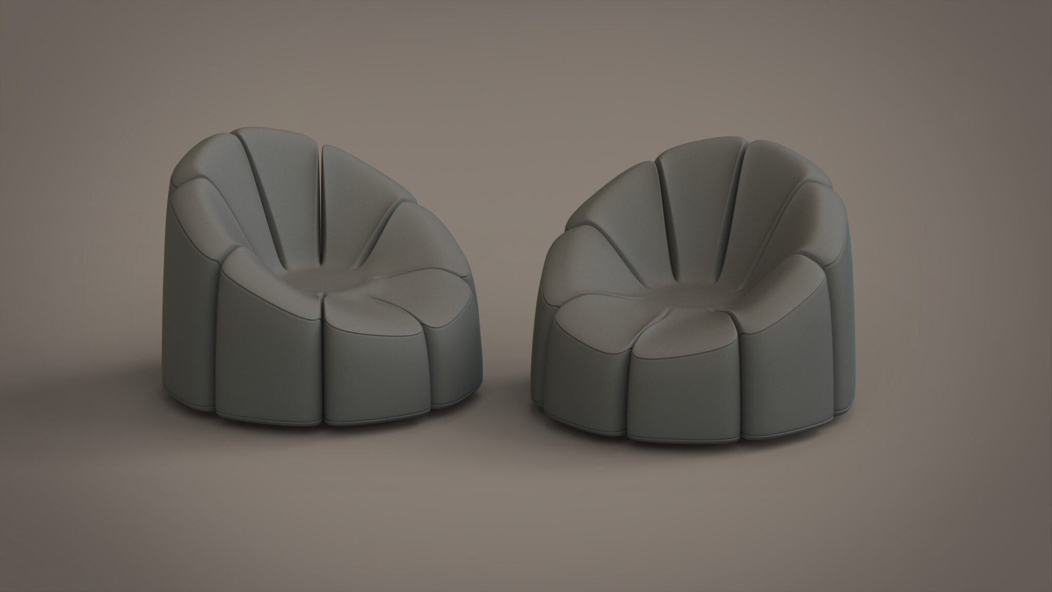 Alpha Club Chair 3D Model