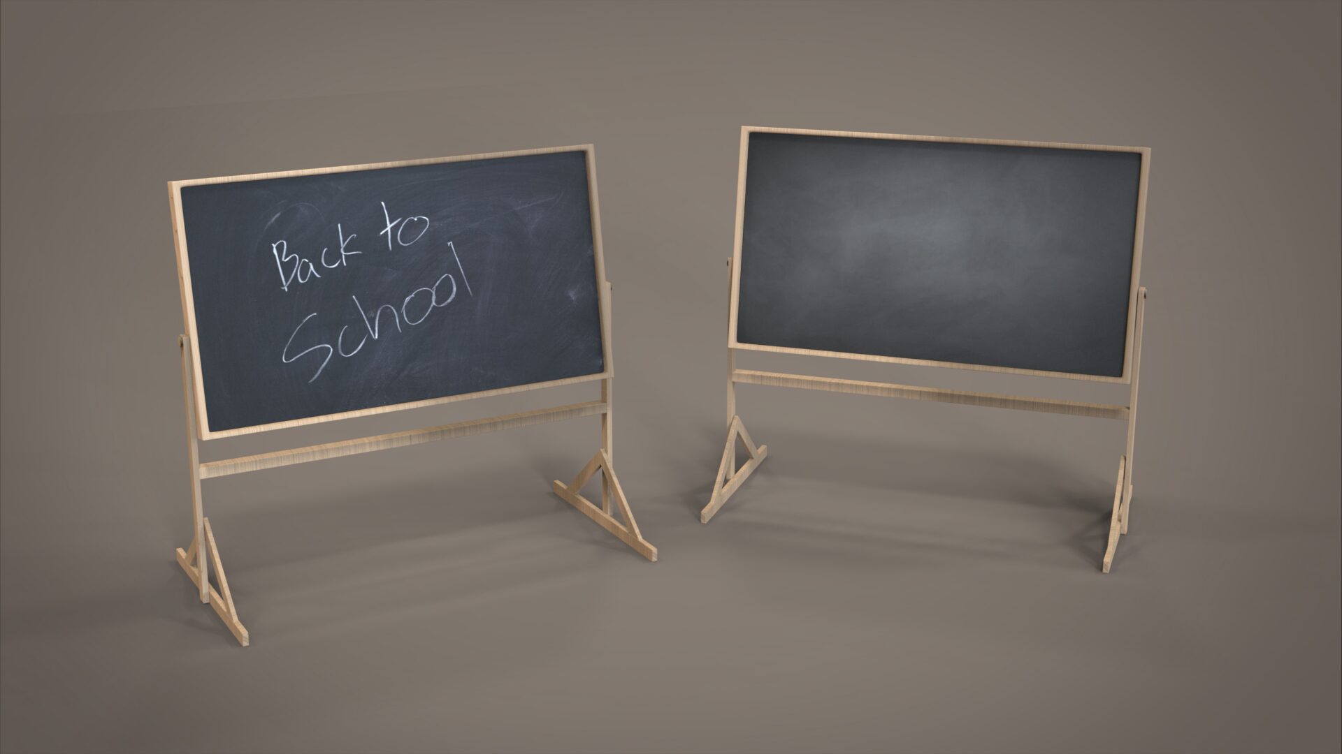 Blackboard 3D Model