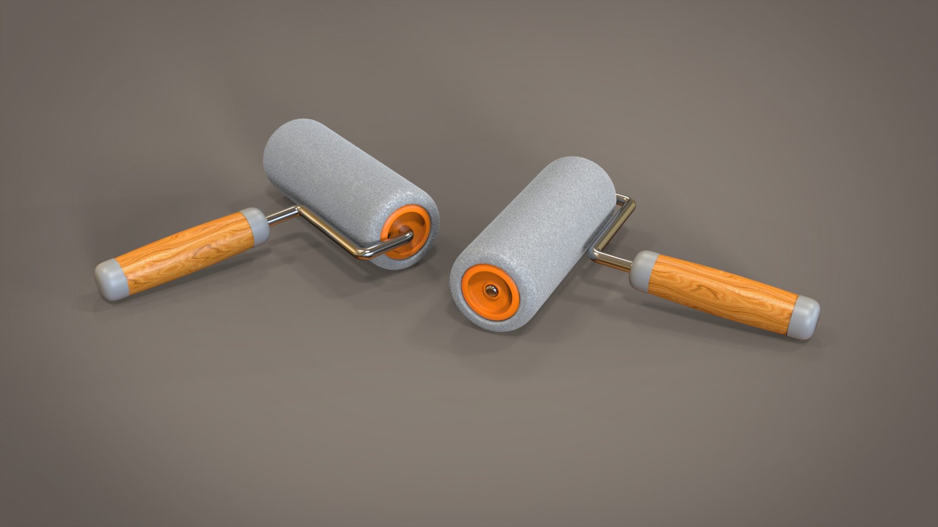 Paint Roller 3D Model