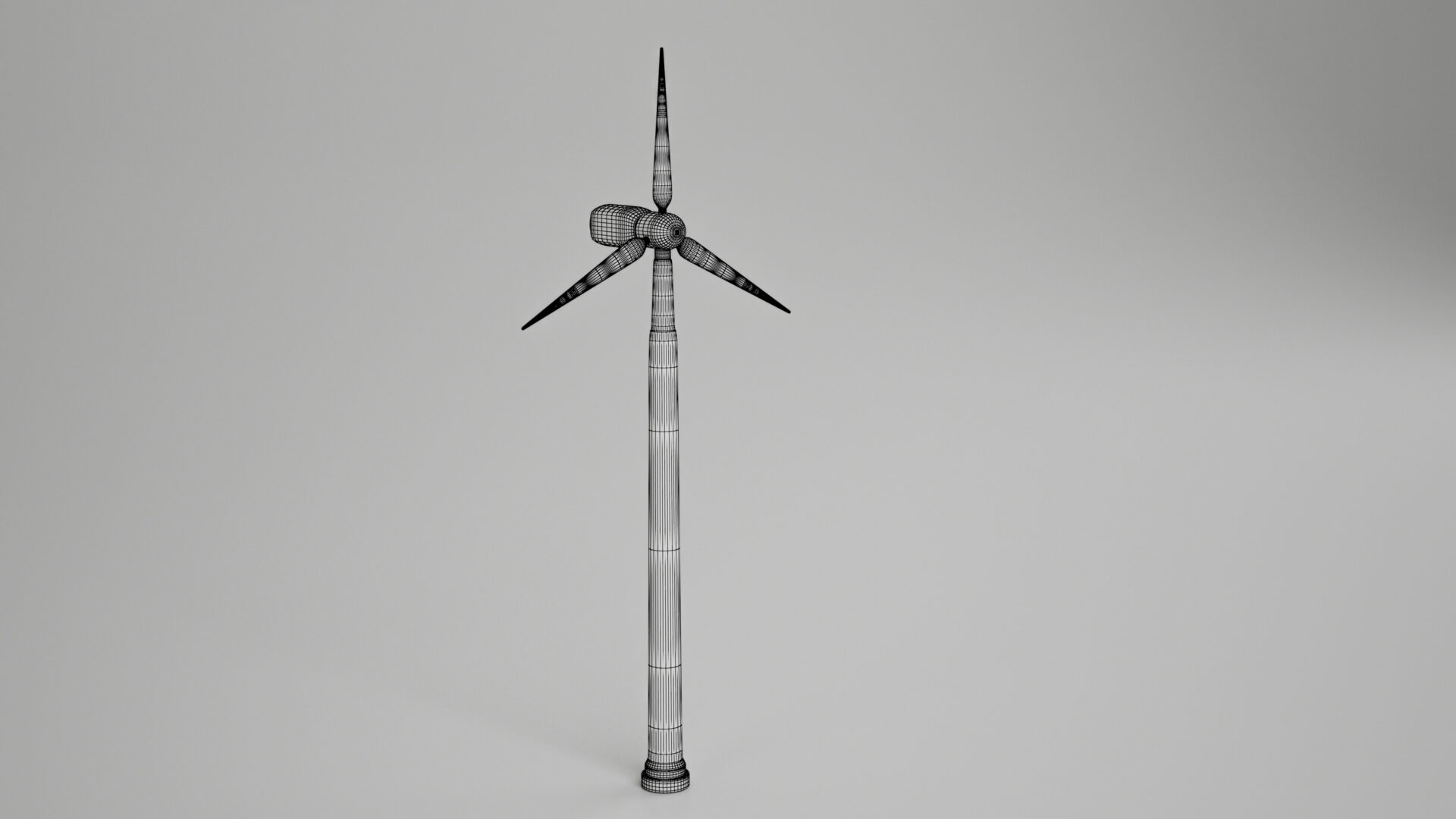 Wind Turbine 3D Model