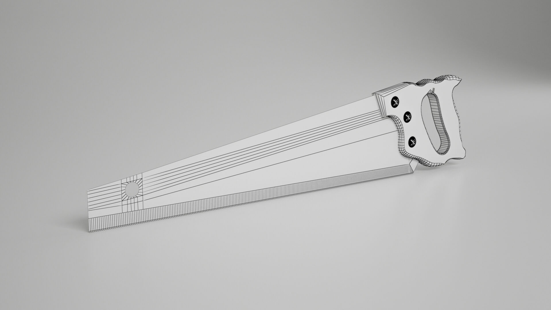 Hand saw 3D Model