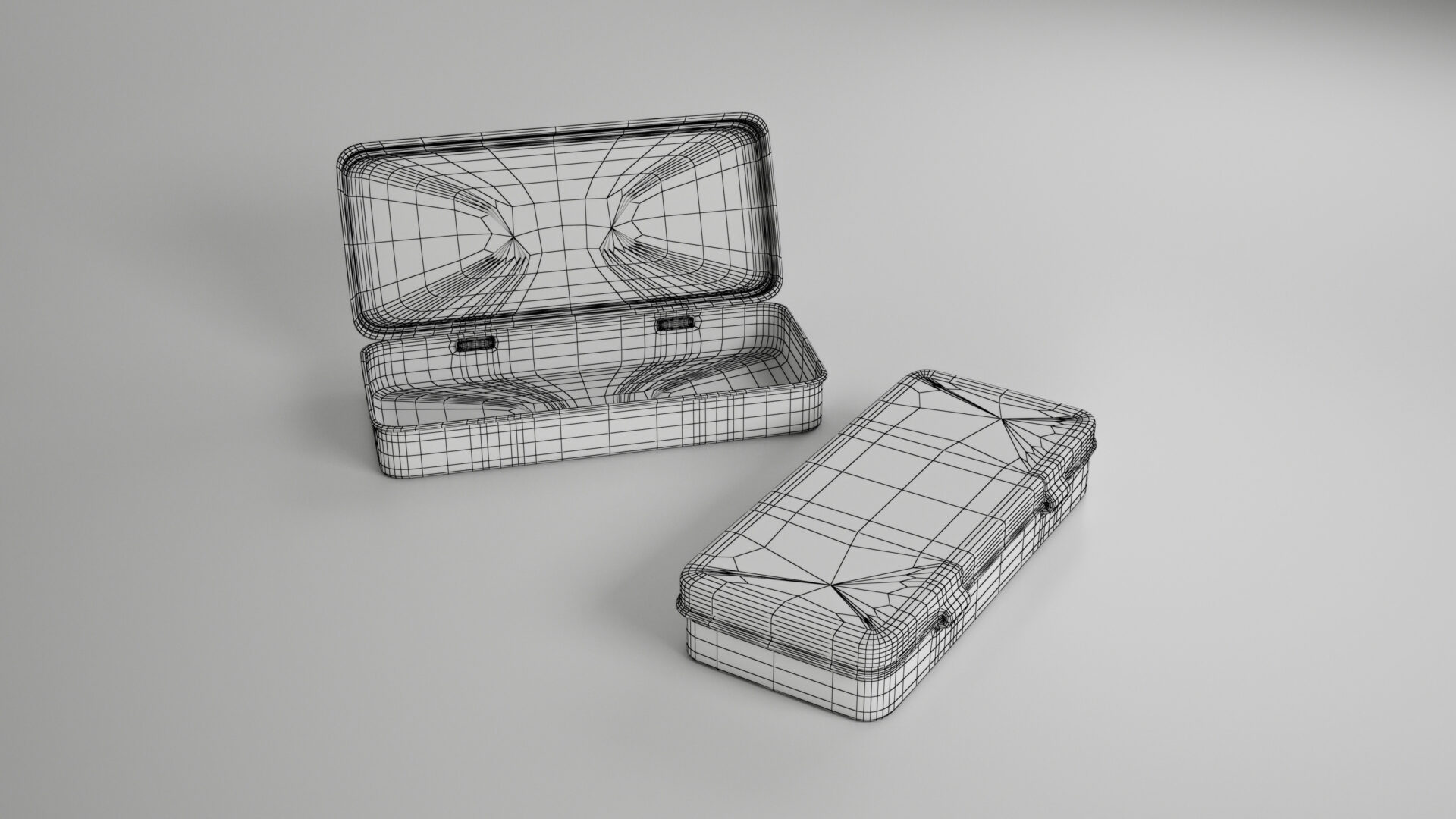 Single Mini Pencil Box 3D Model