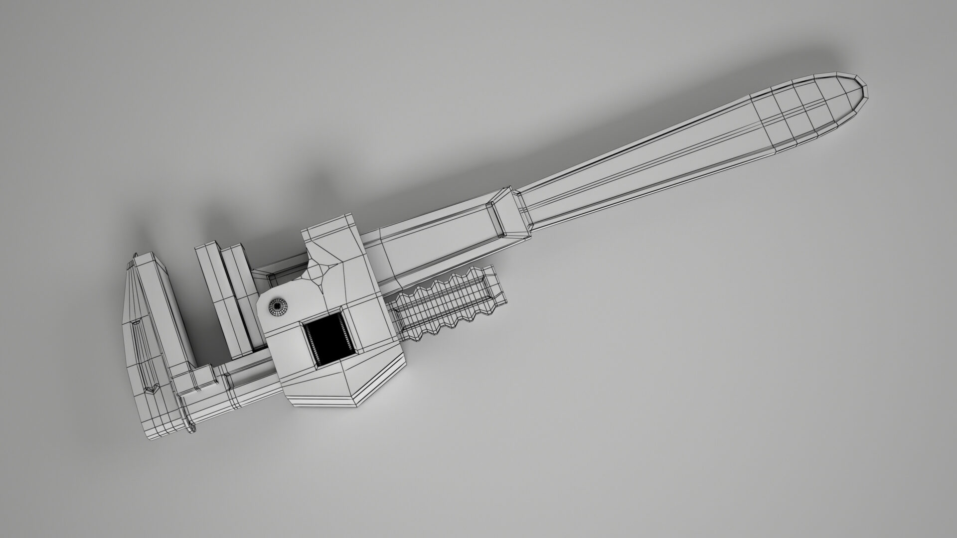 Pipe Wrench 3D Model