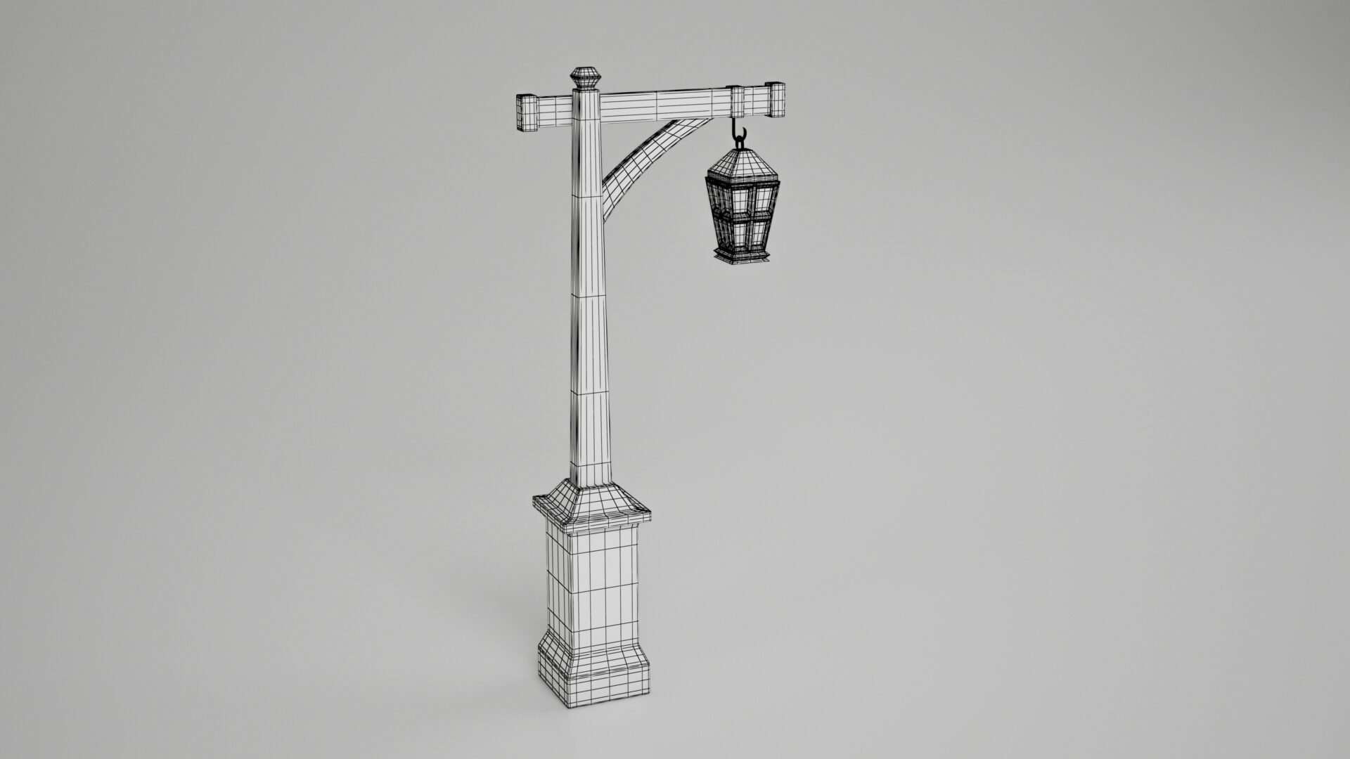 Medieval Lamp 3D Model