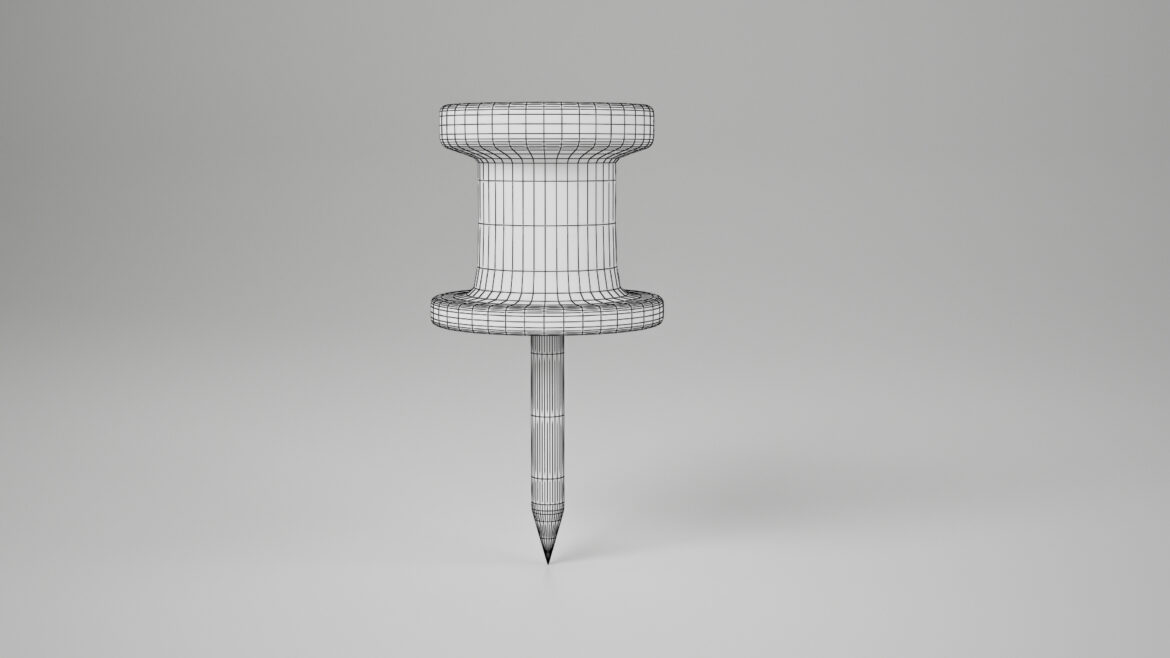 Drawing Pin 3d Model