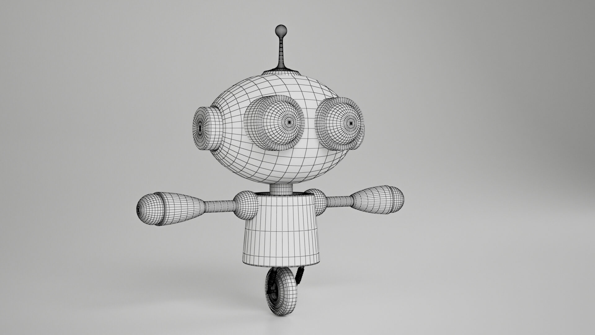 Little Robot 3D Model